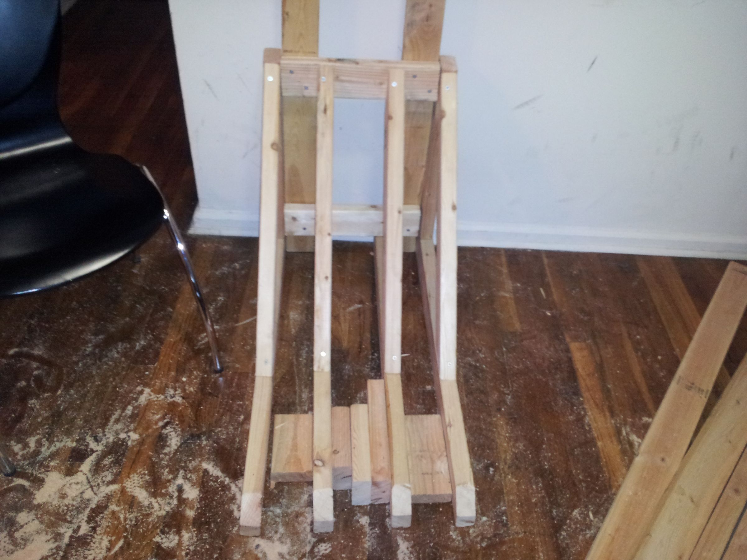 Vertical Bike Rack From 2x4s : 7 Steps (with Pictures) - Instructables