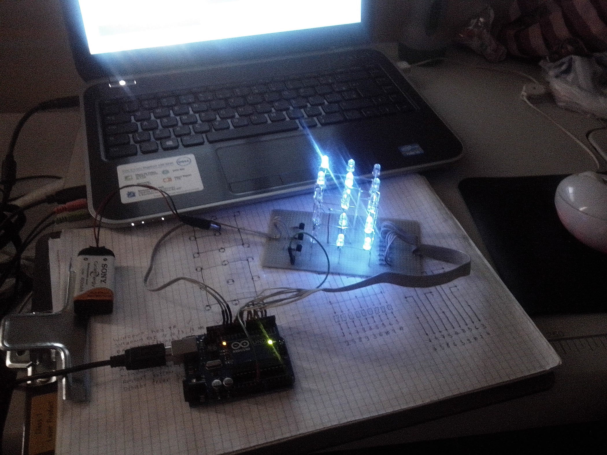 3x3x3 Led Cube Instructables