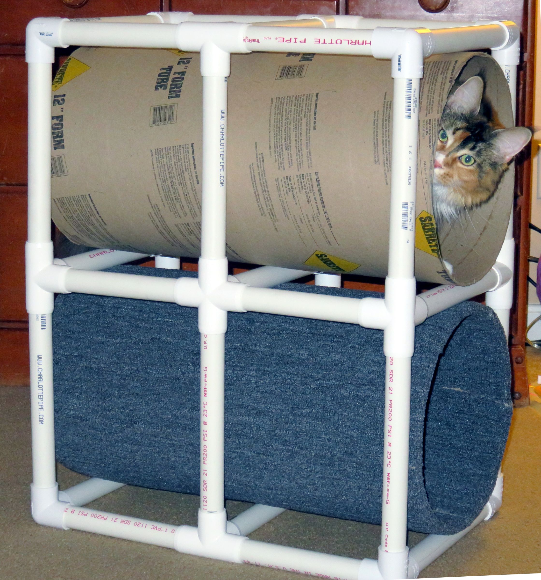 Double Cat Tunnel : 11 Steps (with Pictures) - Instructables