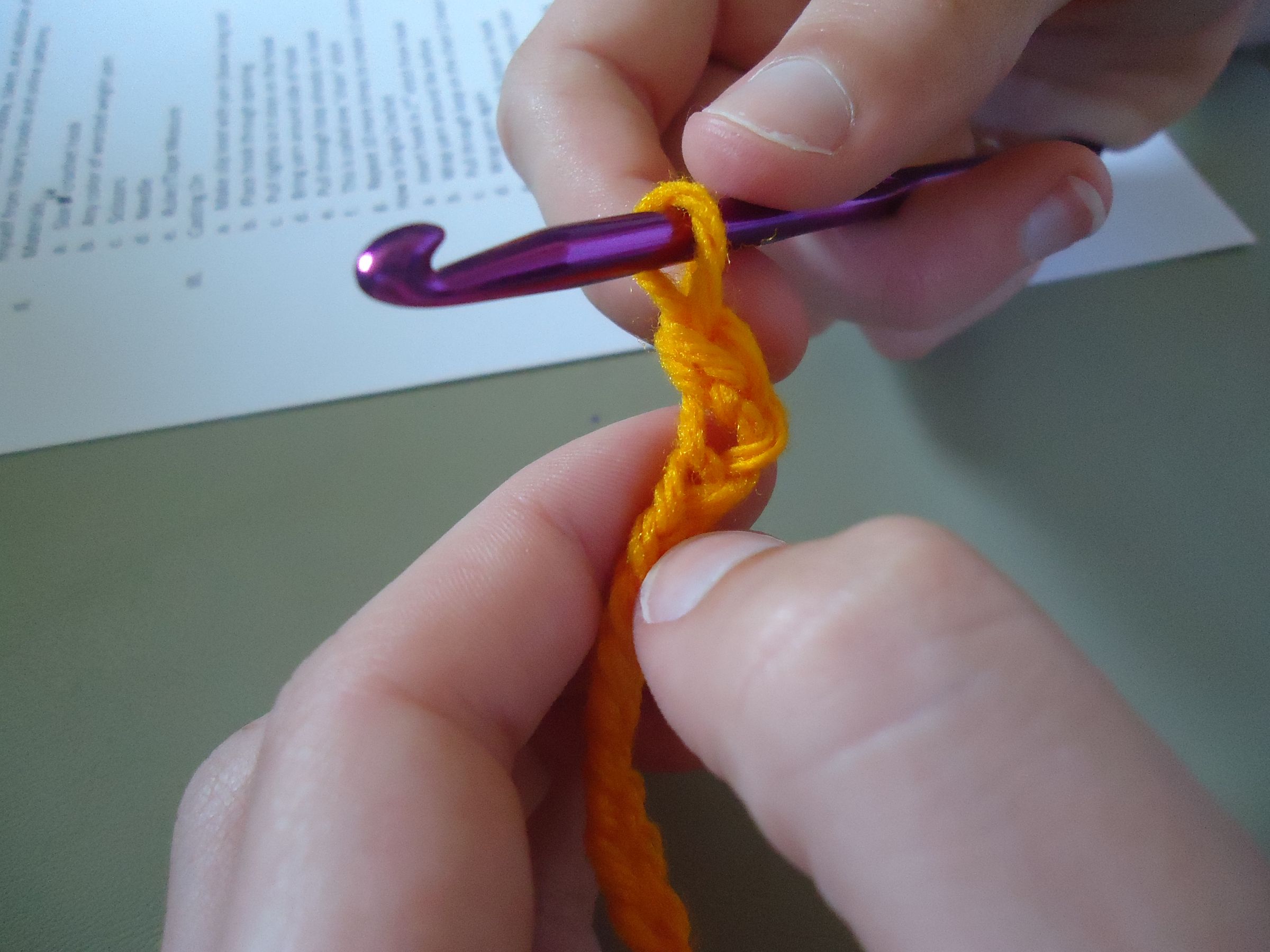 First Beginner Crochet Project: Single Crochet Square : 18 Steps (with ...