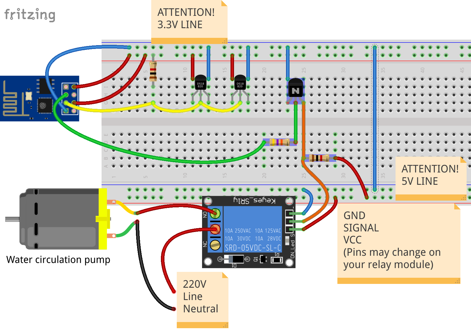 Solar Water Differential Temperature Controller : 4 Steps - Instructables