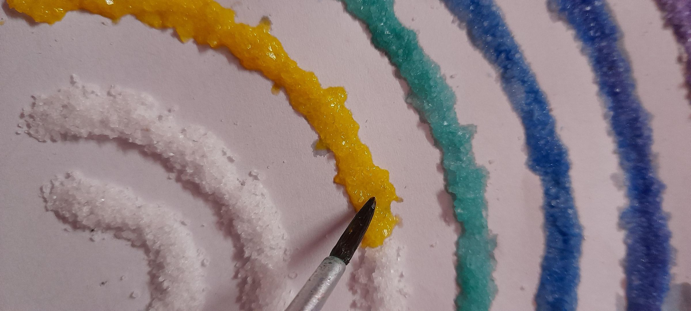 Rainbow: Salt Crystal Painting : 3 Steps (with Pictures) - Instructables