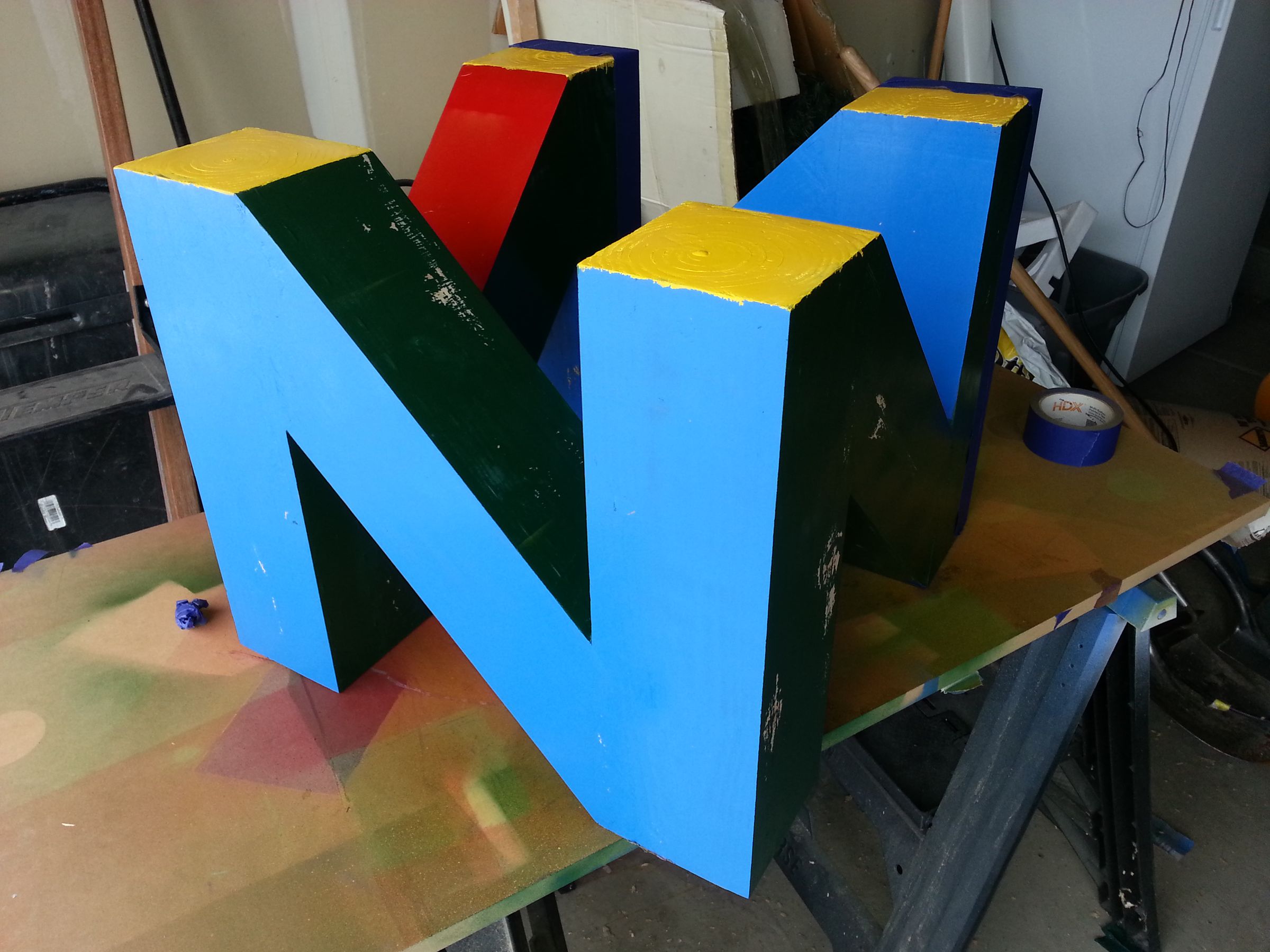 "N" Table - the N64 Logo End Table : 6 Steps (with Pictures ...