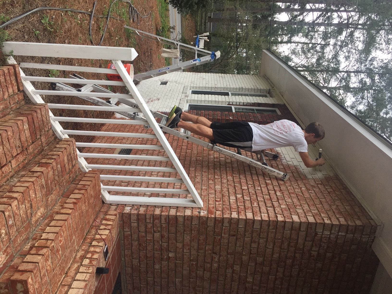 Lime Wash Brick House (White Wash) : 4 Steps (with Pictures ...