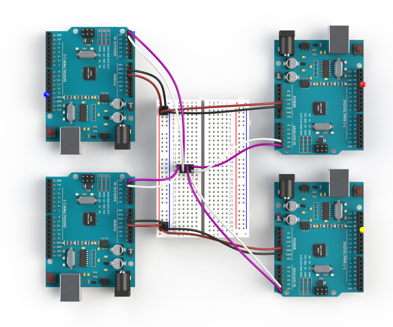 Arduino I2c And Multiple Slaves 8 Steps Instructables
