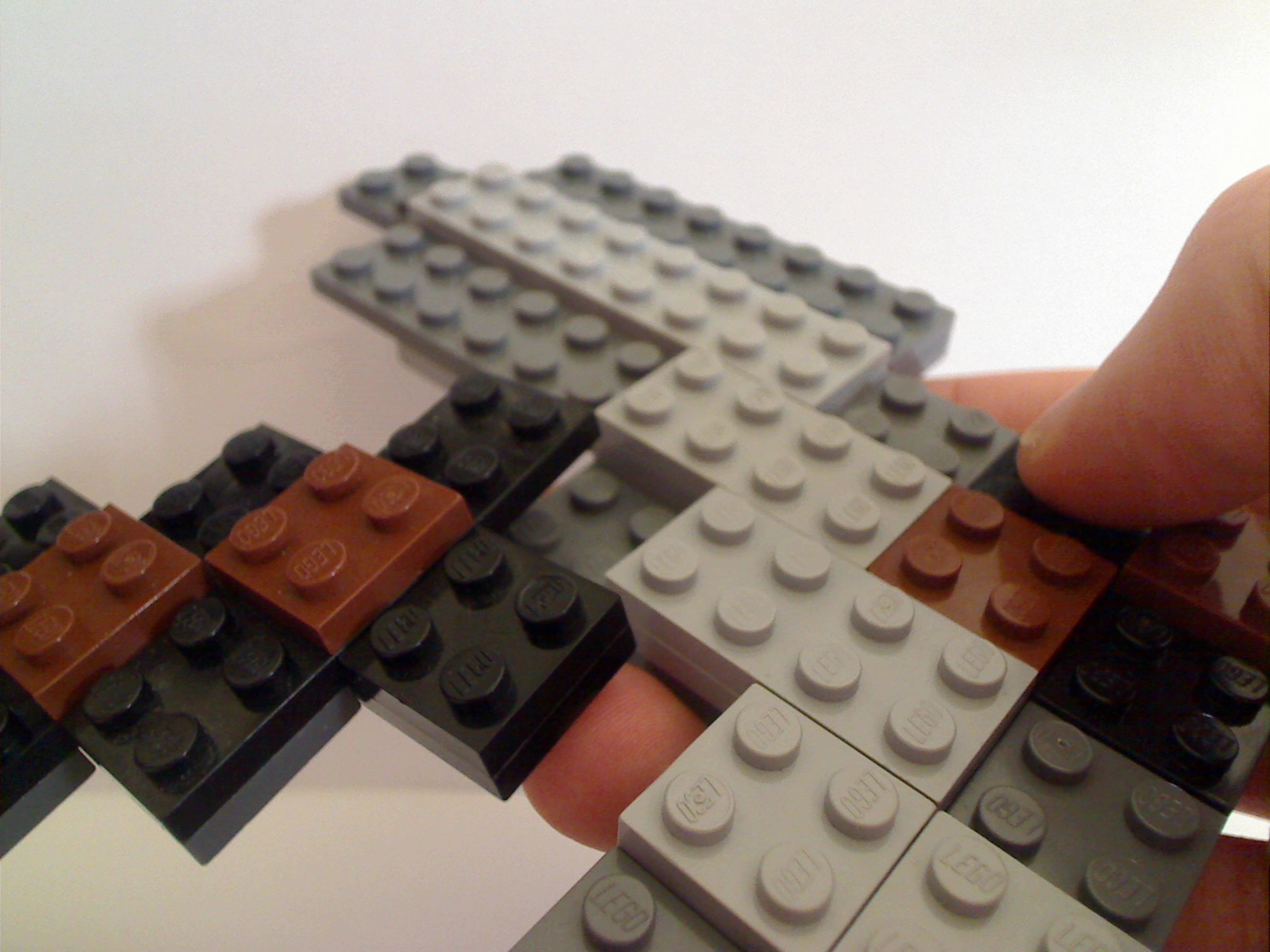 Lego Minecraft Pickaxe : 10 Steps (with Pictures) - Instructables