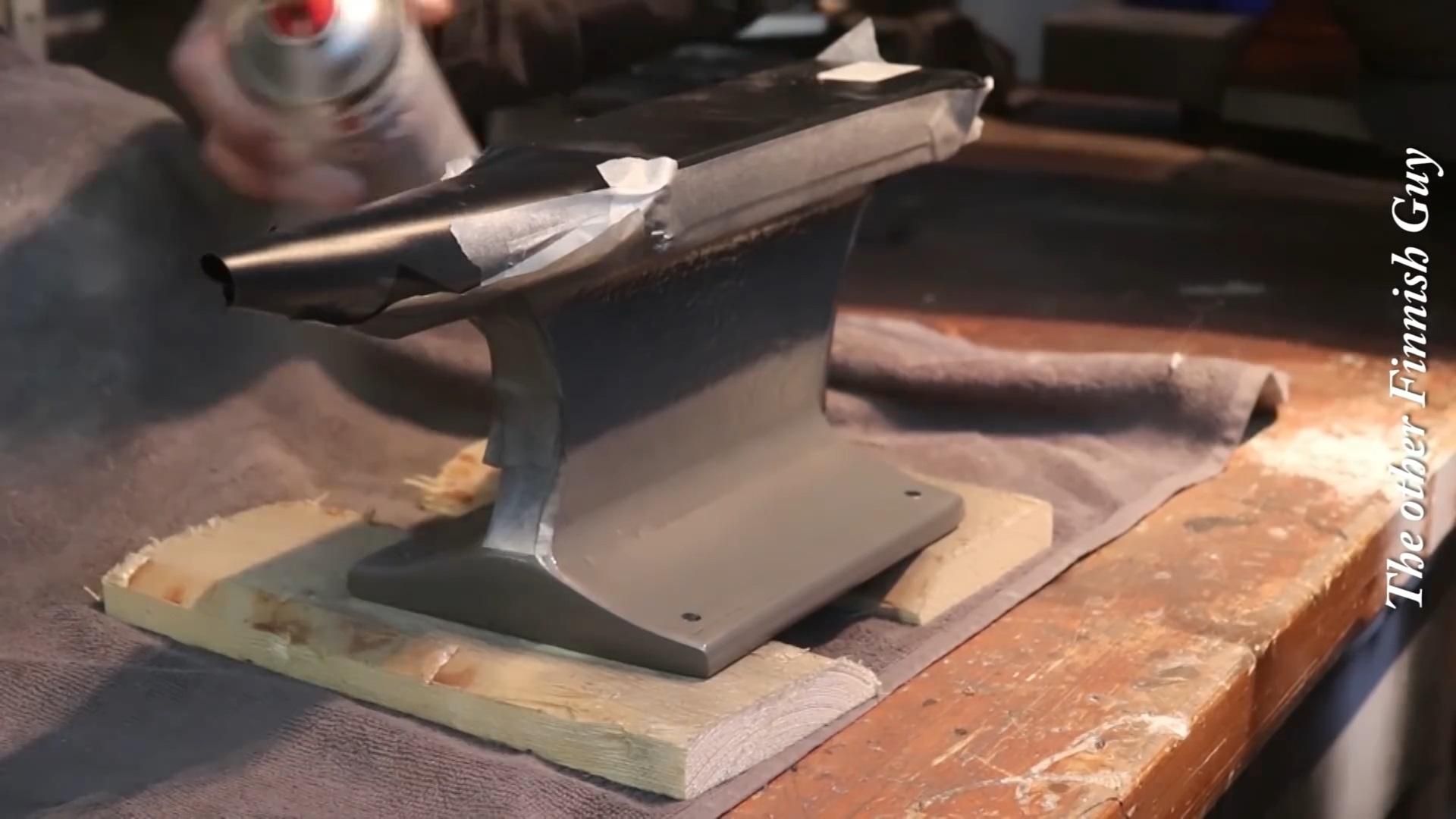 Making Aso / Railroad Track Anvil Using Angle Grinders. : 10 Steps ...