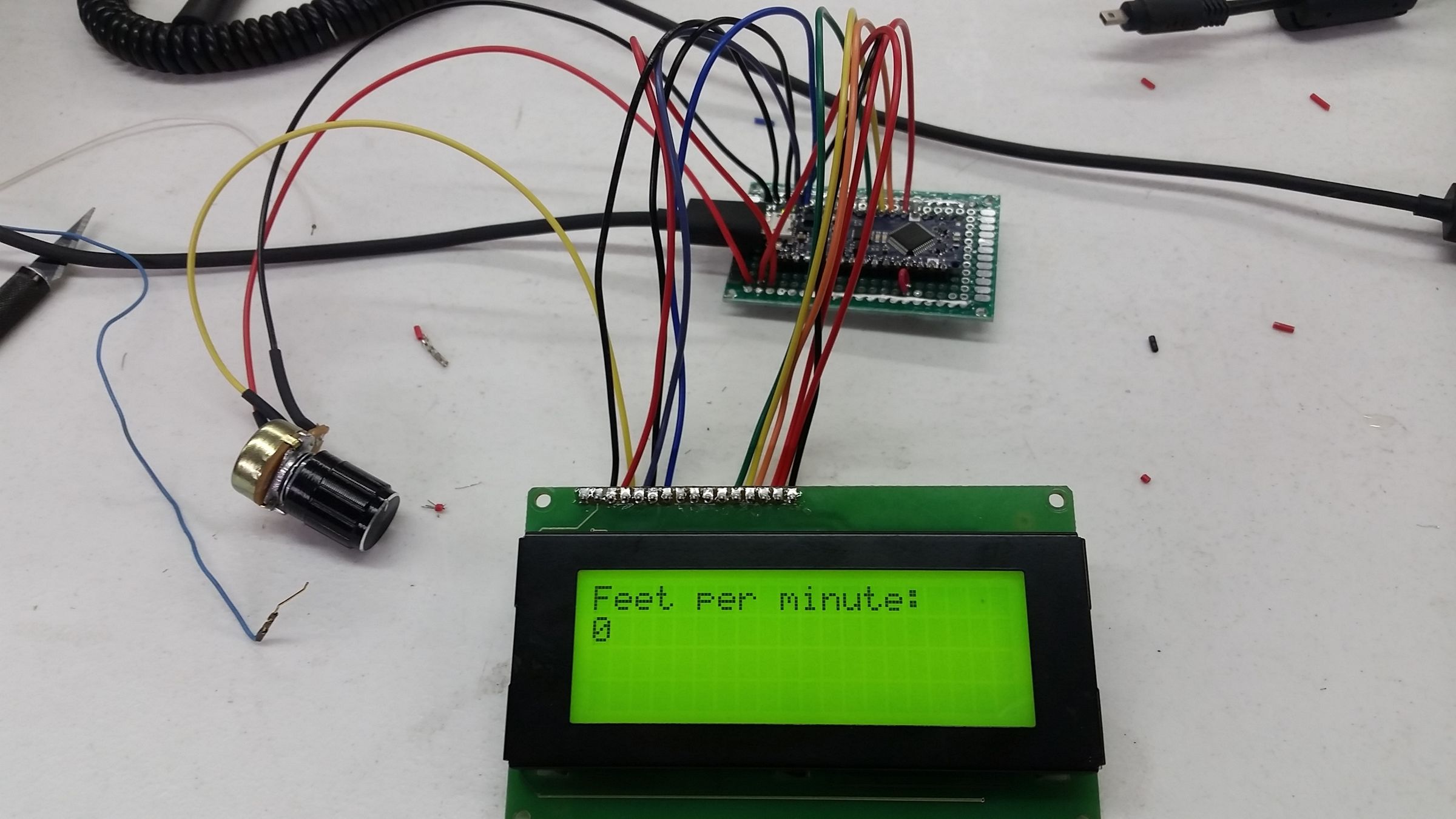 Arduino Bandsaw Speedometer (with Pictures) - Instructables