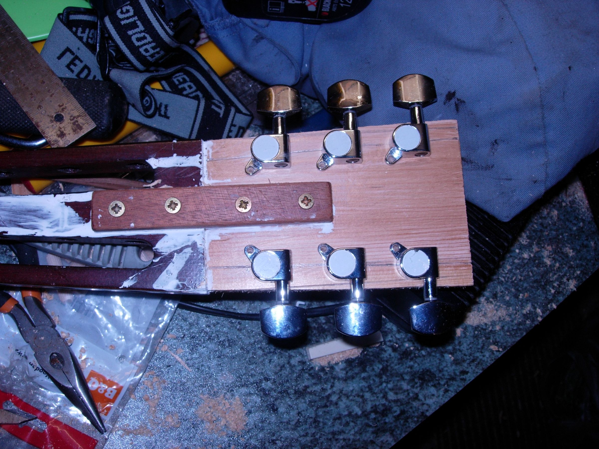 How to Make/convert a 6 String Guitar to a 12 String Guitar : 8 Steps ...