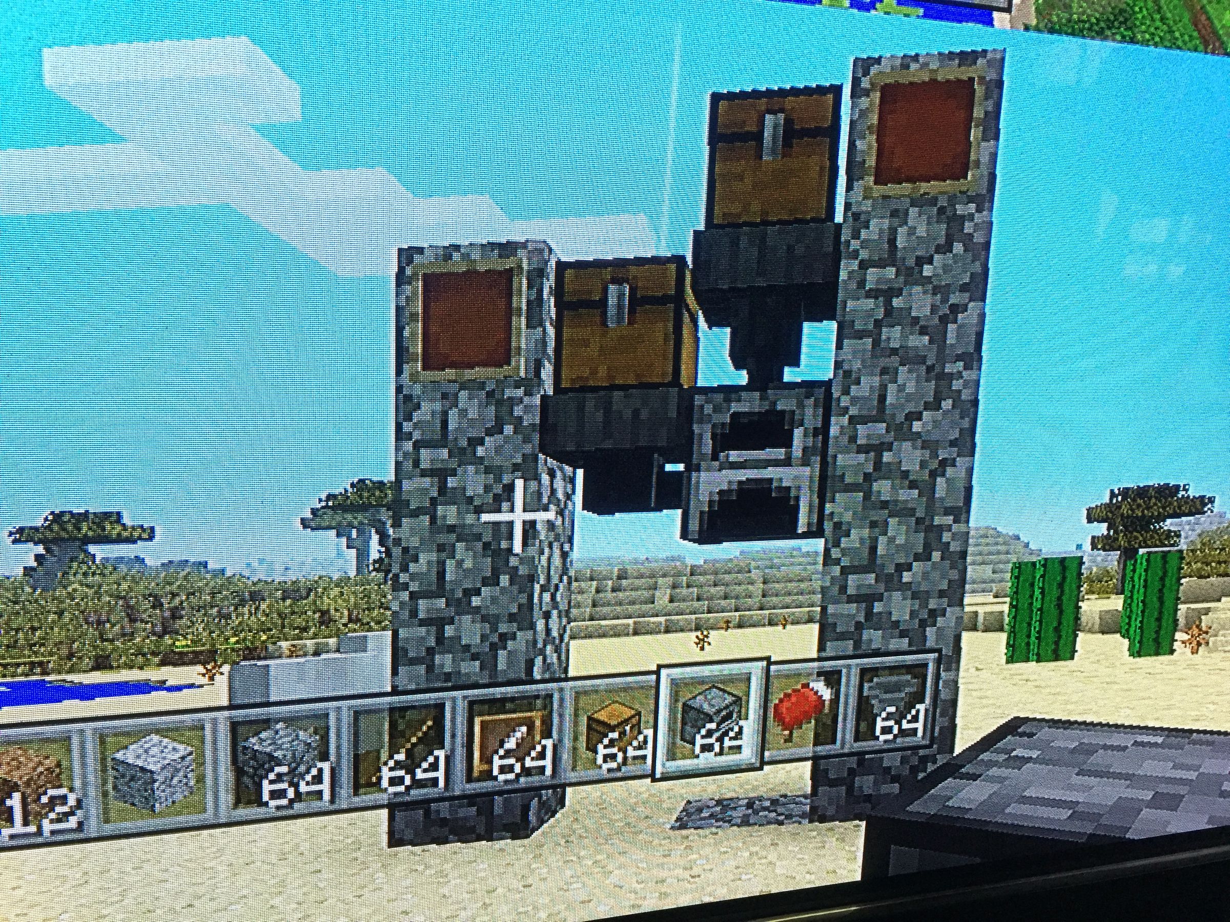 Minecraft Automatic Smelting System : 7 Steps - Instructables