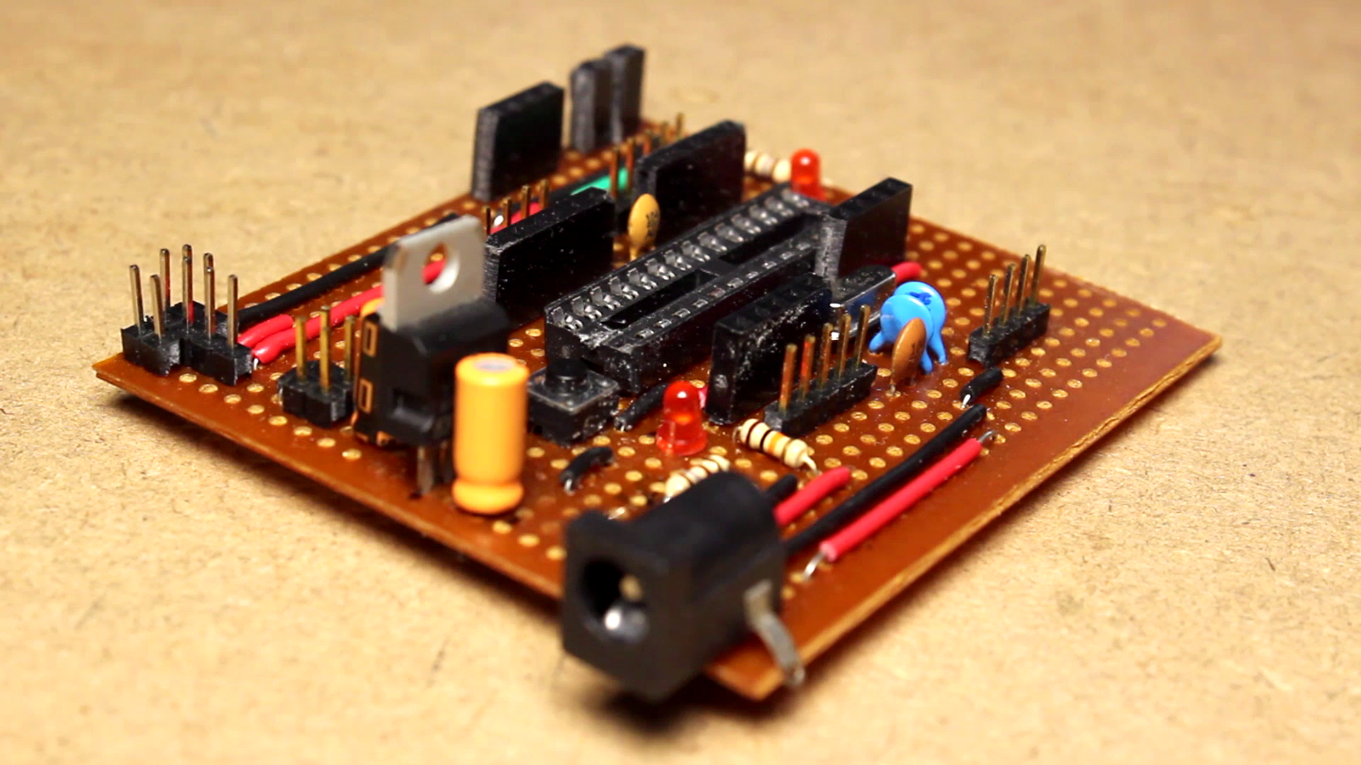How to Make Your Own ARDUINO UNO Board ( Breadboard - Veroboard ...