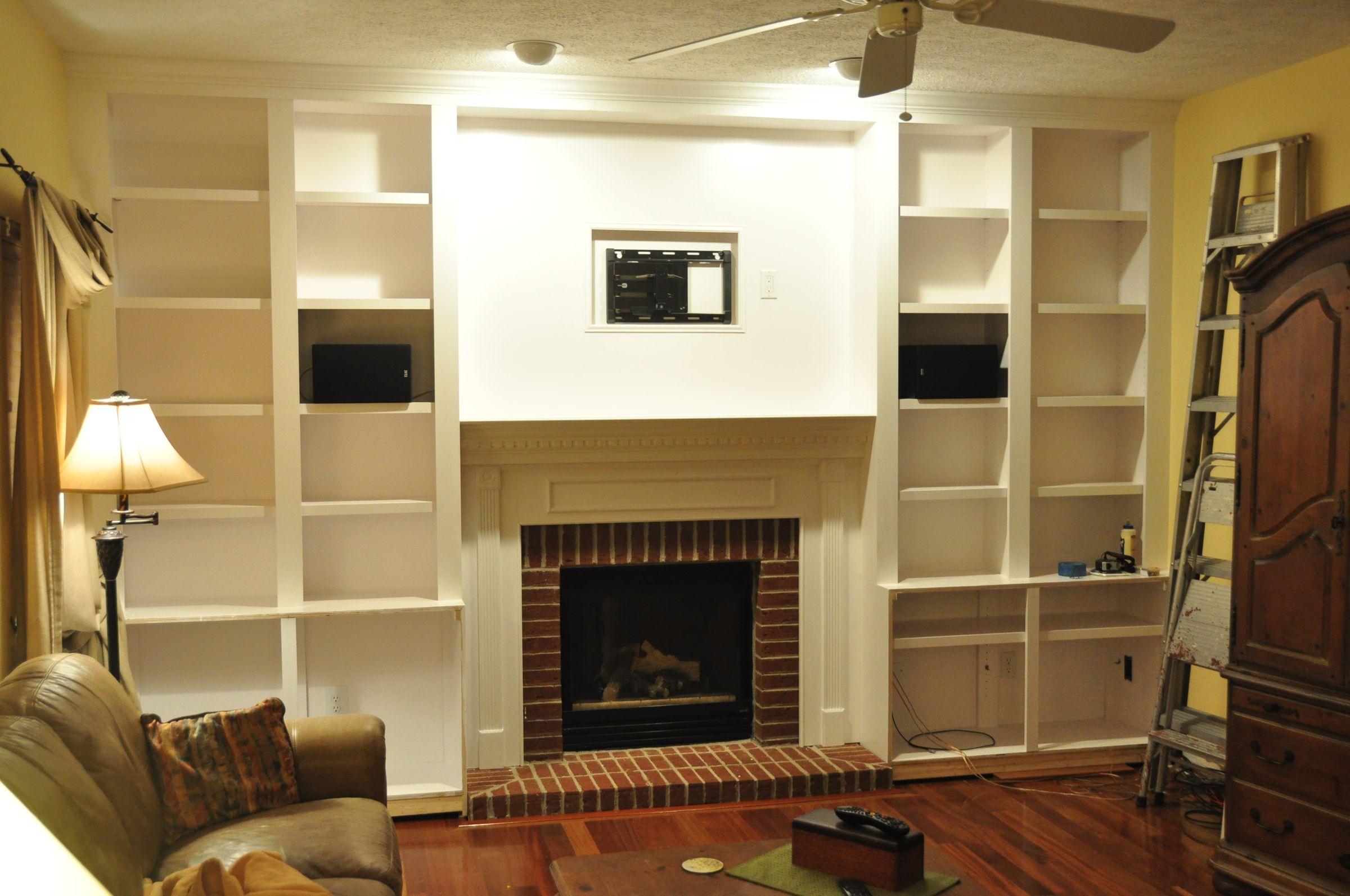 How to Build a Fireplace Bookcase : 18 Steps (with Pictures ...