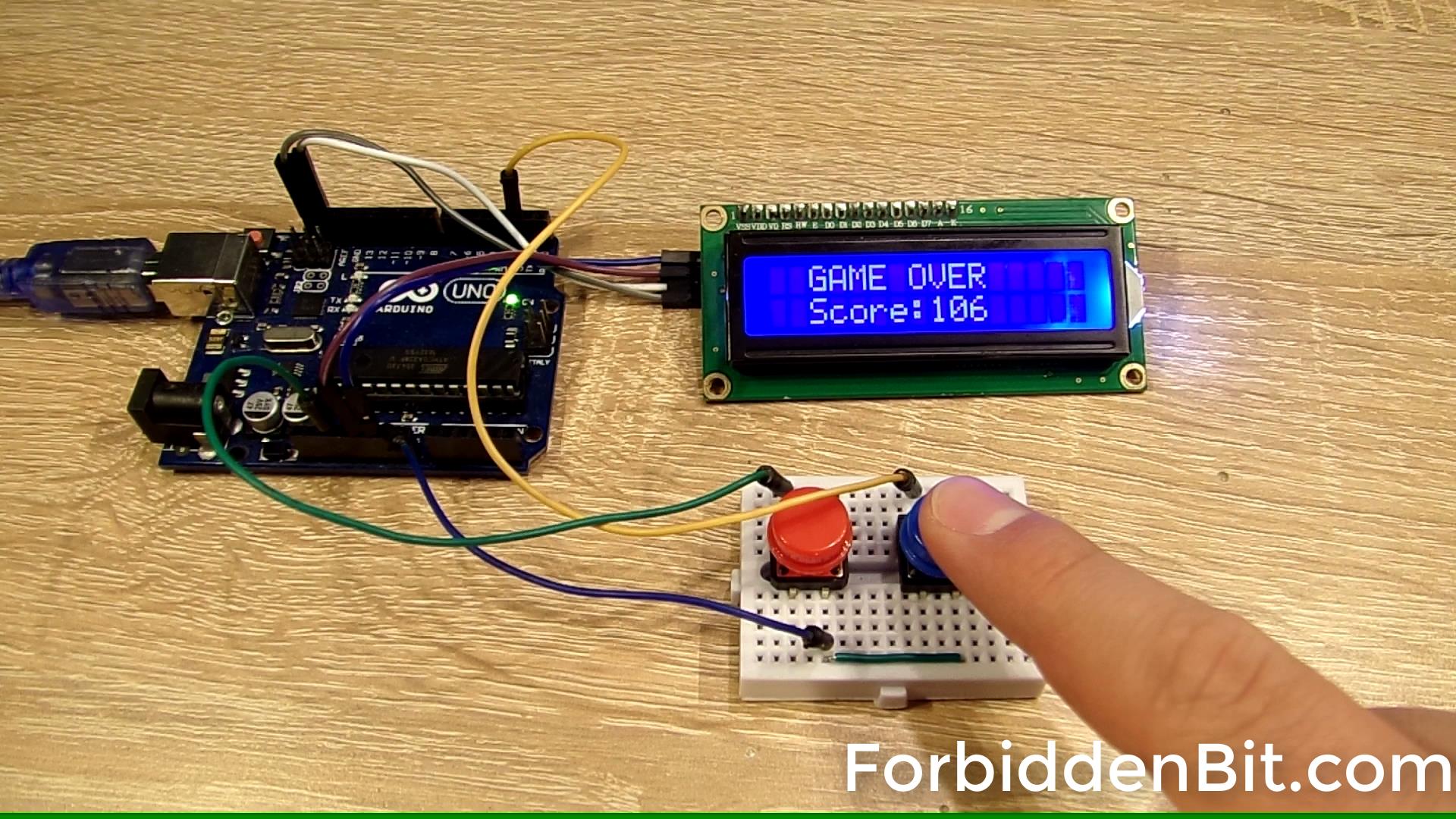 JumpMan Game Arduino HD44780 I2c : 4 Steps - Instructables