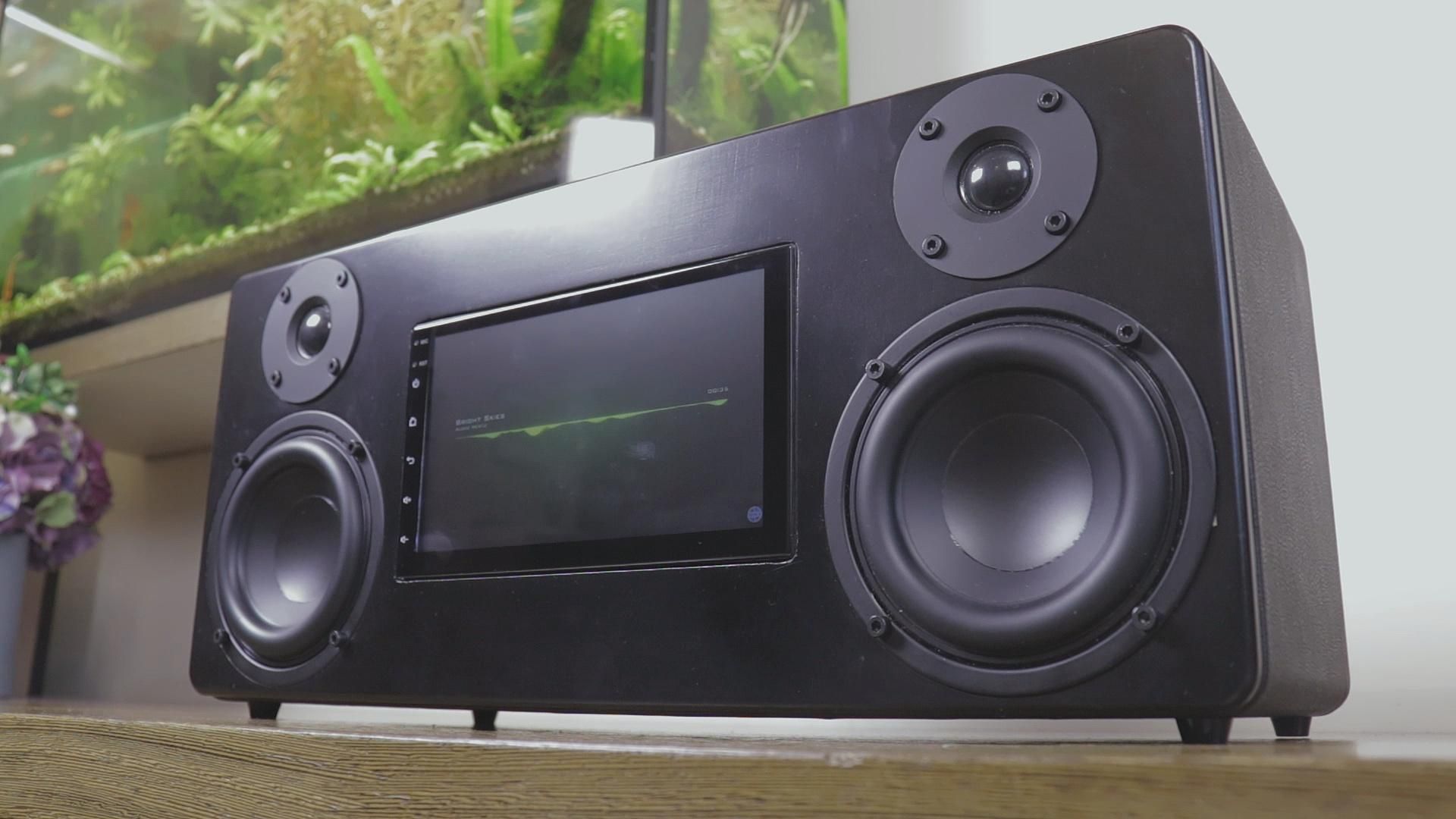 Portable Multimedia Bluetooth Speaker With 7" Screen : 5 Steps (with ...