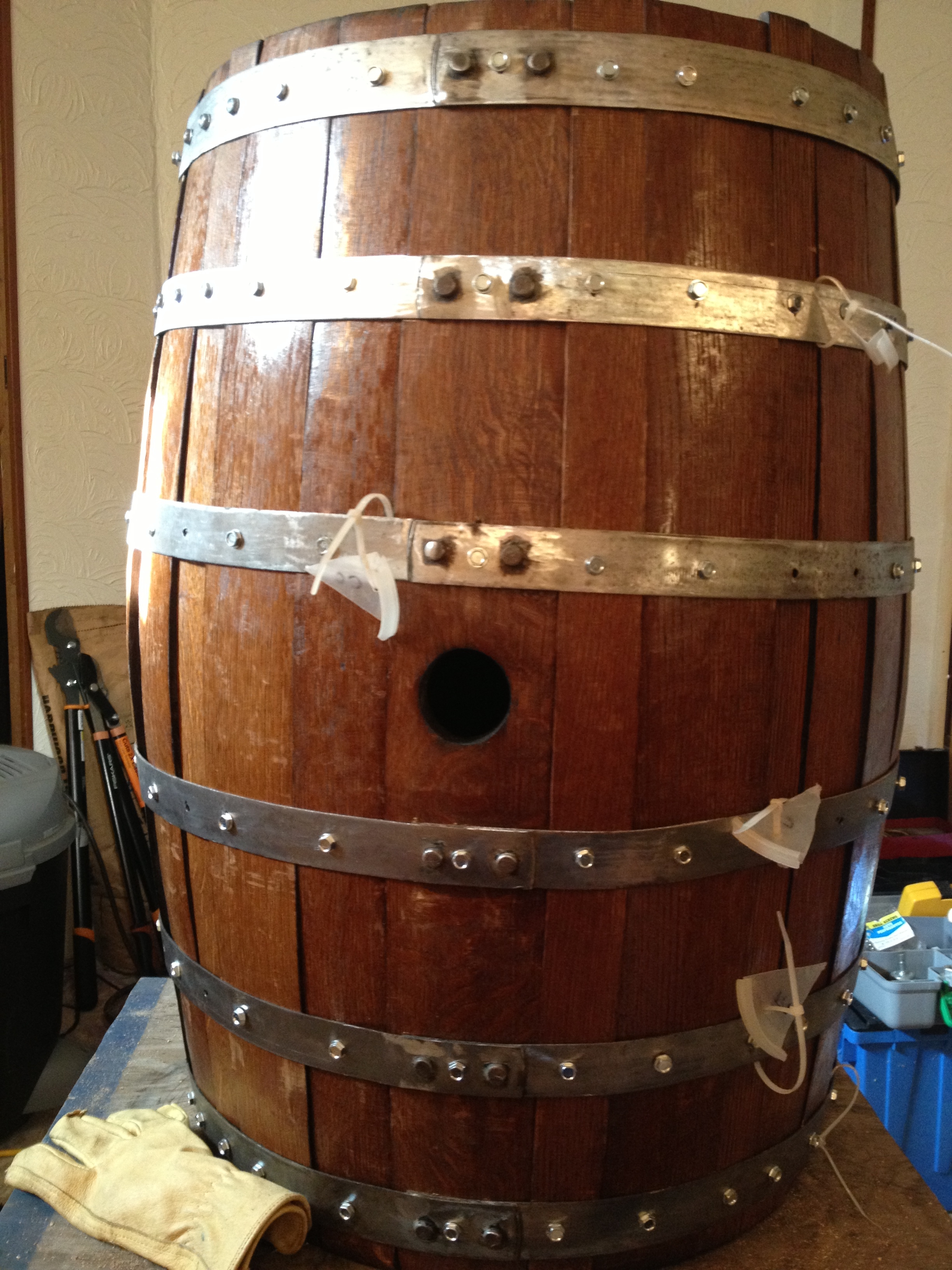 Wine Barrel Into a Wine Rack : 8 Steps (with Pictures) - Instructables