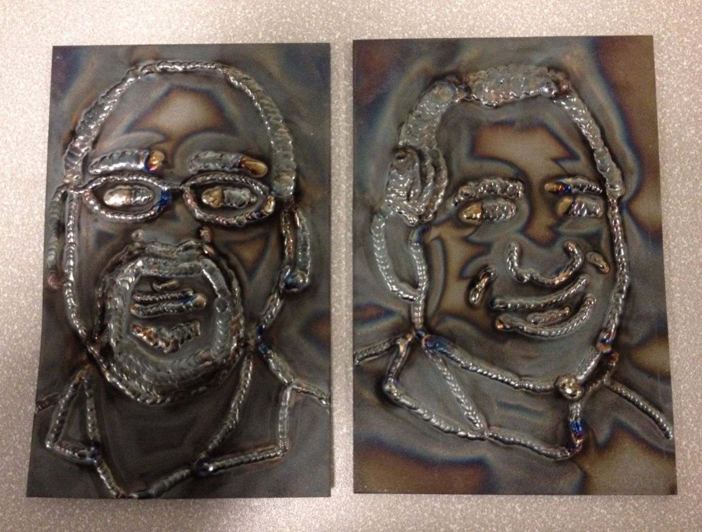 Welded Portraits - Instructables