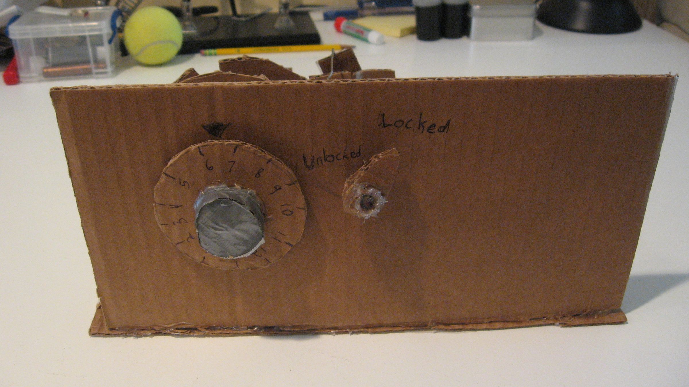 How to Build a Cardboard Combination Padlock : 9 Steps (with Pictures ...