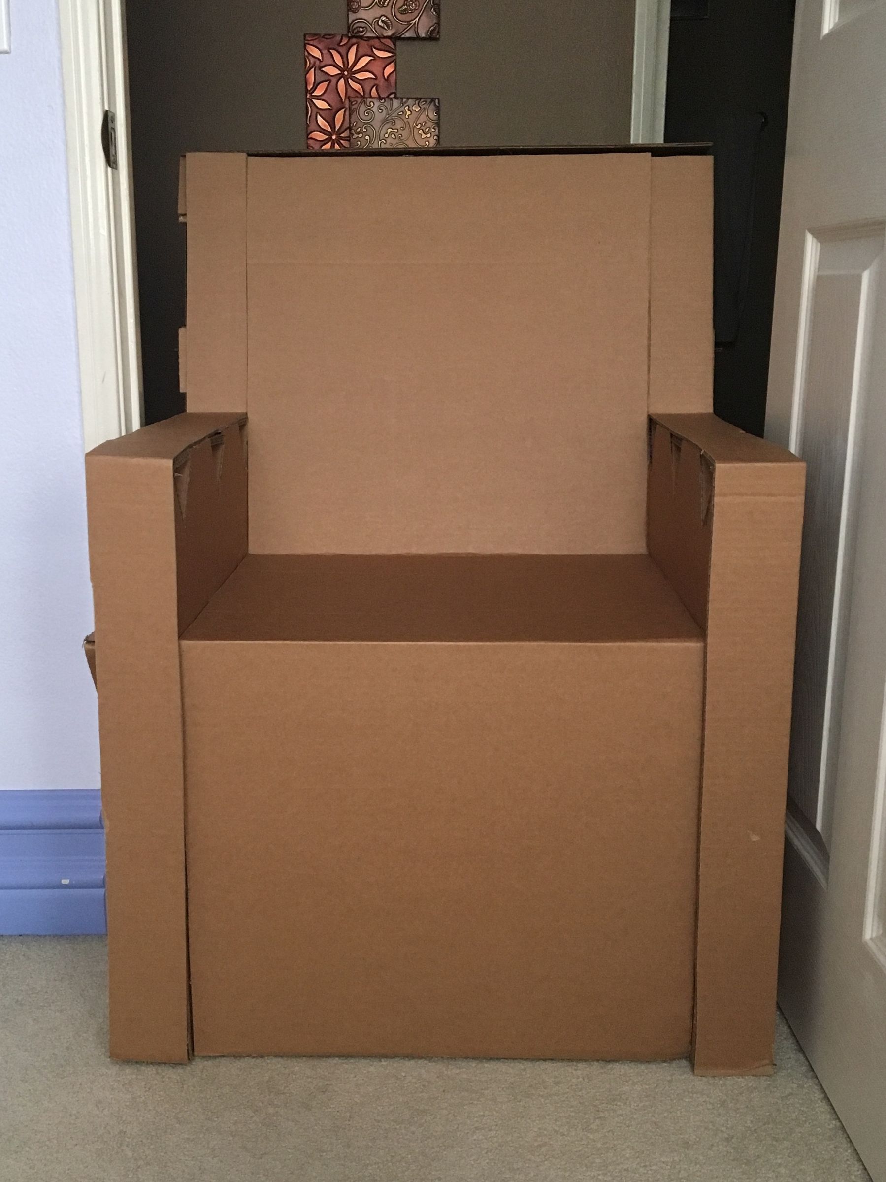 Cardboard Chair (Yes, It's All Cardboard) : 3 Steps - Instructables