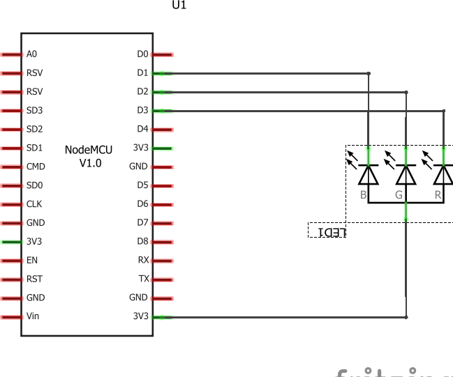 NodeMCU RGB LED | for Beginners : 4 Steps - Instructables