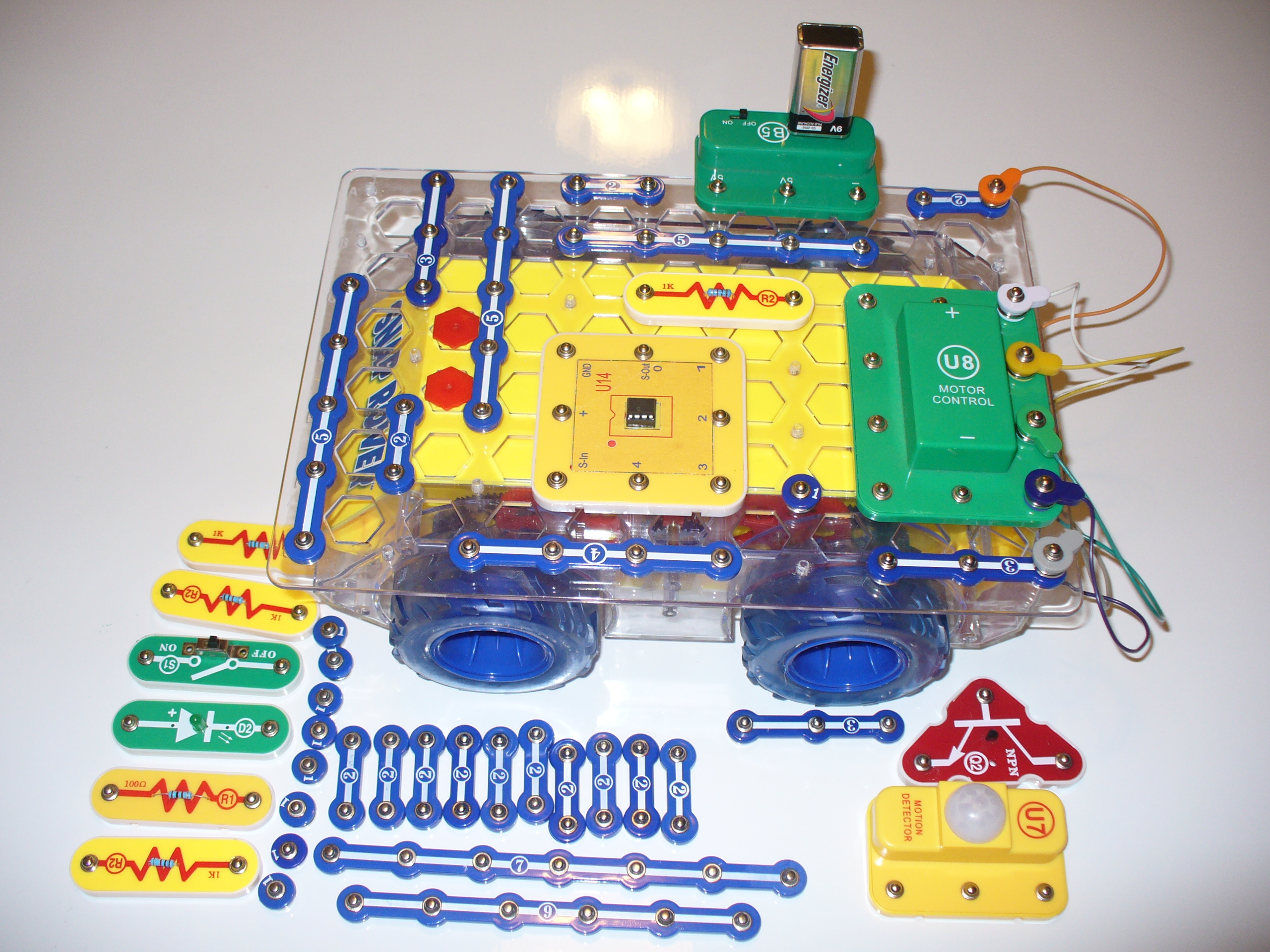 Hack the Snap Circuits Rover : 7 Steps (with Pictures) - Instructables