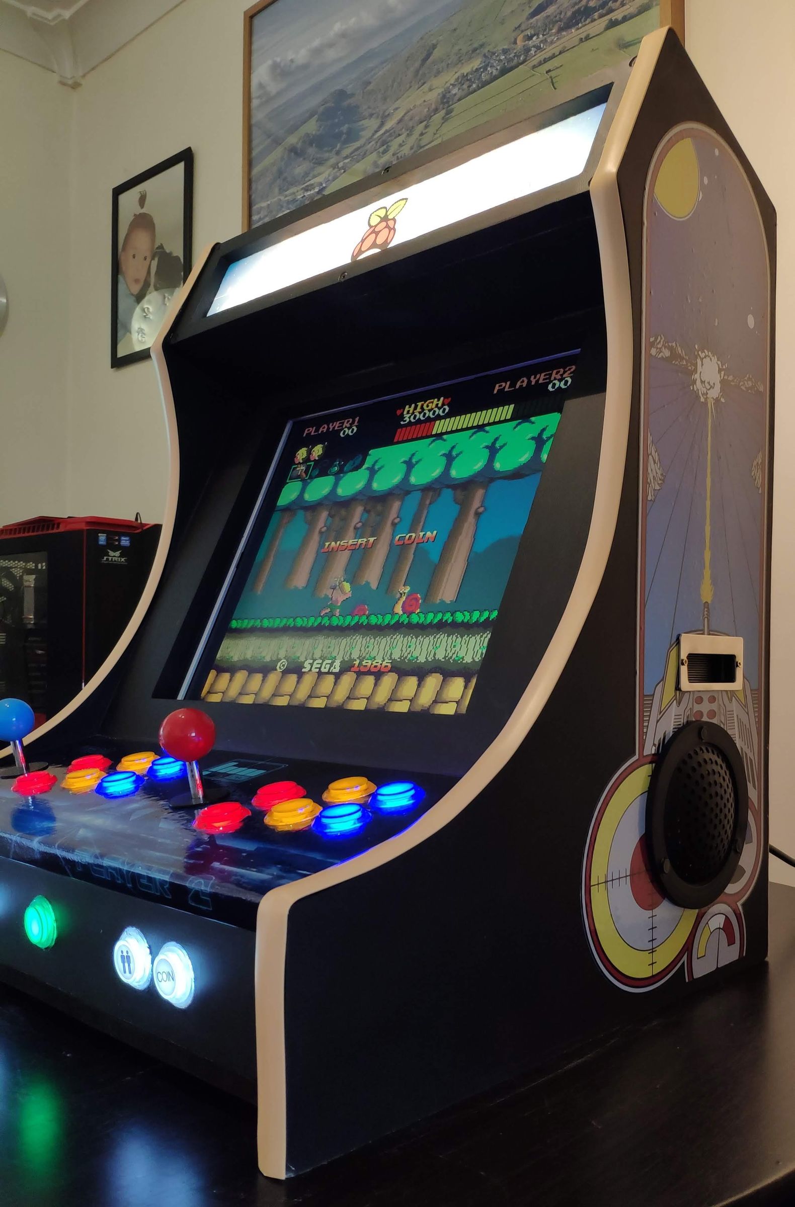 2-Player Bartop Arcade Machine (Powered by Pi) : 19 Steps (with ...