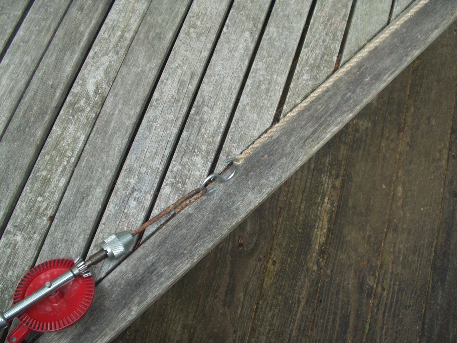 Rope Making With a Hand Powered Drill : 14 Steps (with Pictures ...