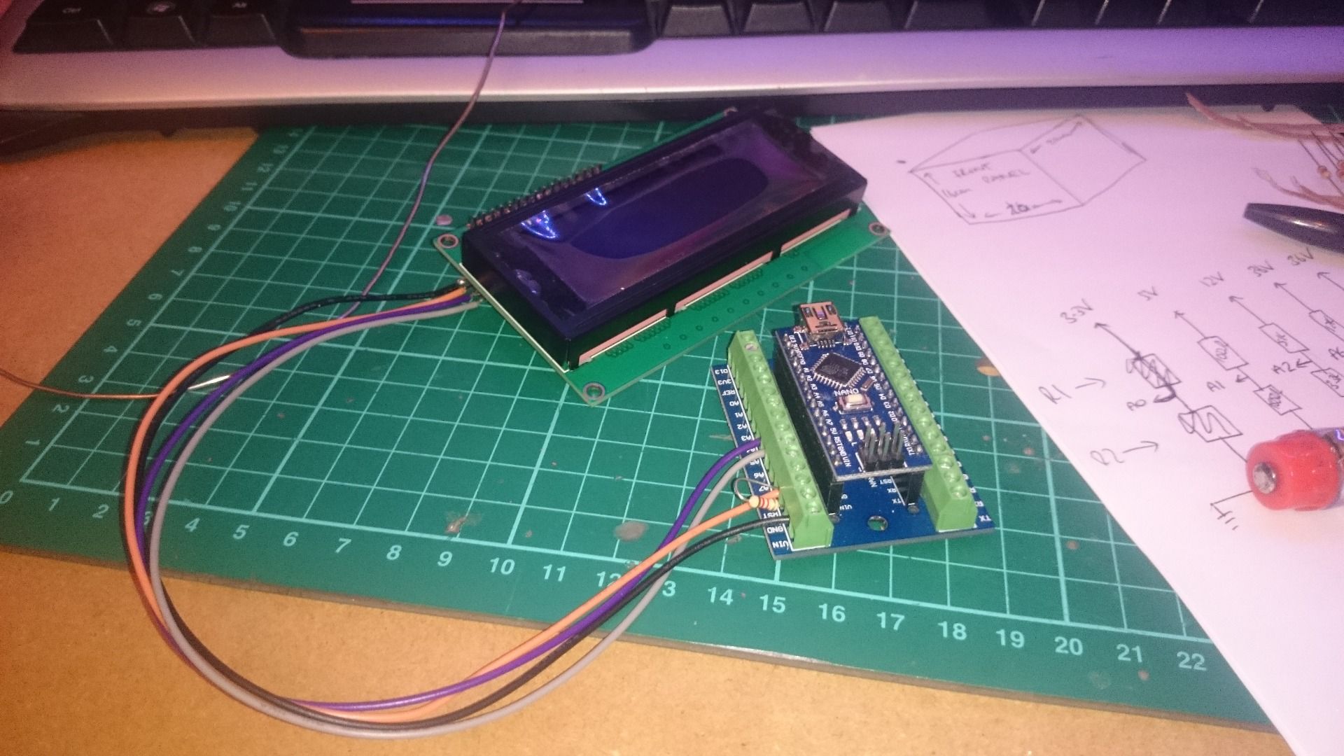 Bench PSU Power Supply From Old ATX With Arduino and LCD Monitor : 7 ...