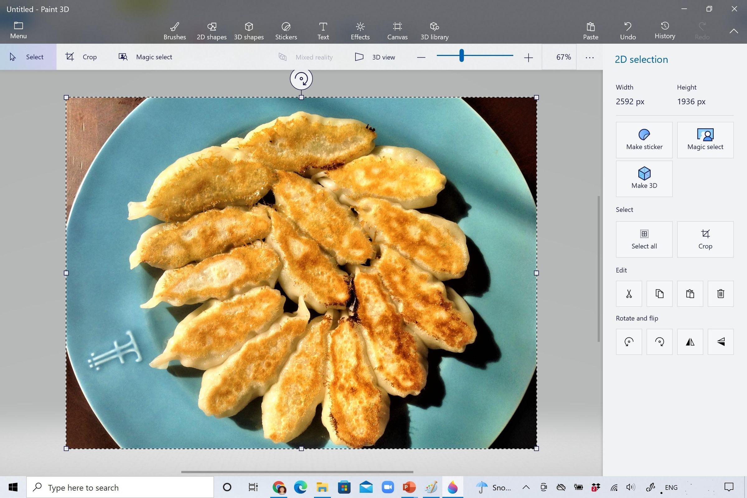 How to Use Magical Select in Paint 3D and PowerPoint Editing Photos : 5 ...