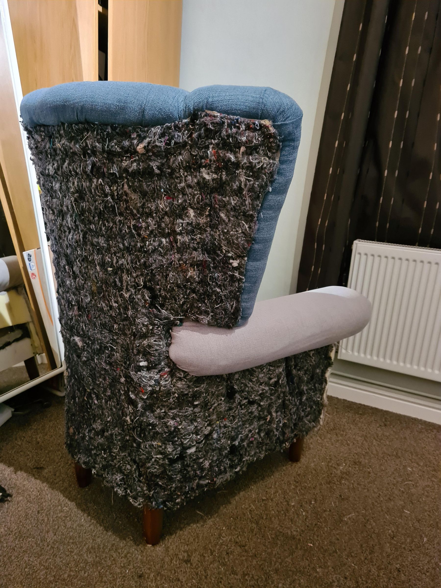 Wingback Armchair Full Build and Upholstery : 21 Steps (with Pictures ...