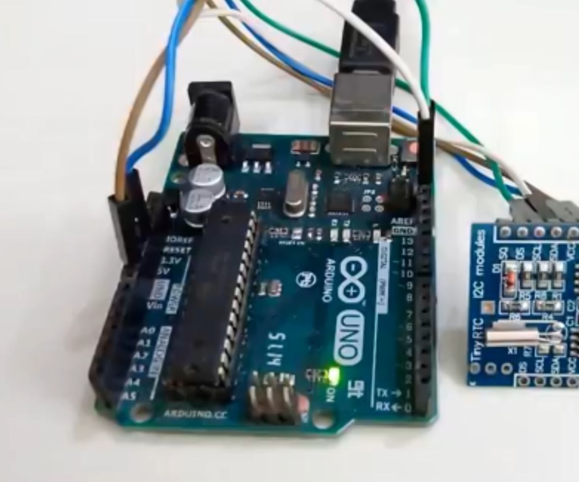 Ds1307 Real Time Clock Rtc With Arduino 4 Steps Instructables 2079