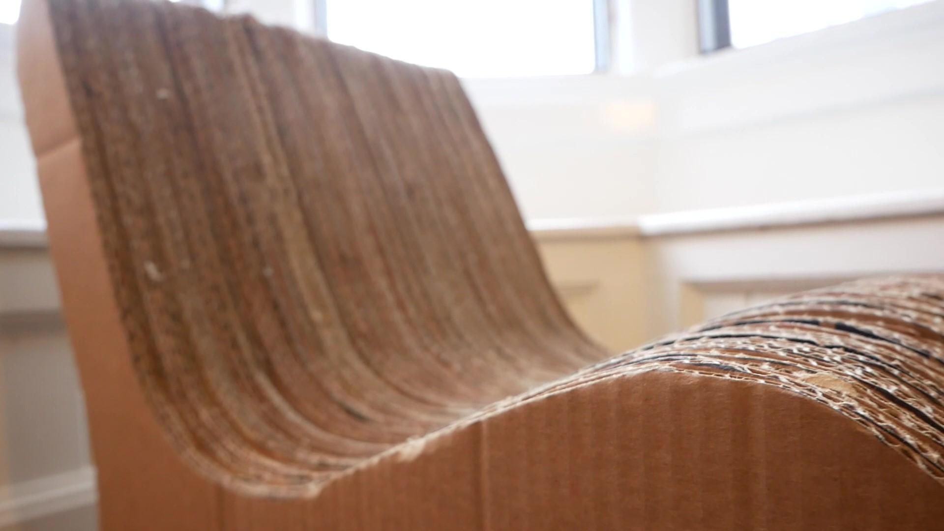 Modern Cardboard Chair : 5 Steps (with Pictures) - Instructables