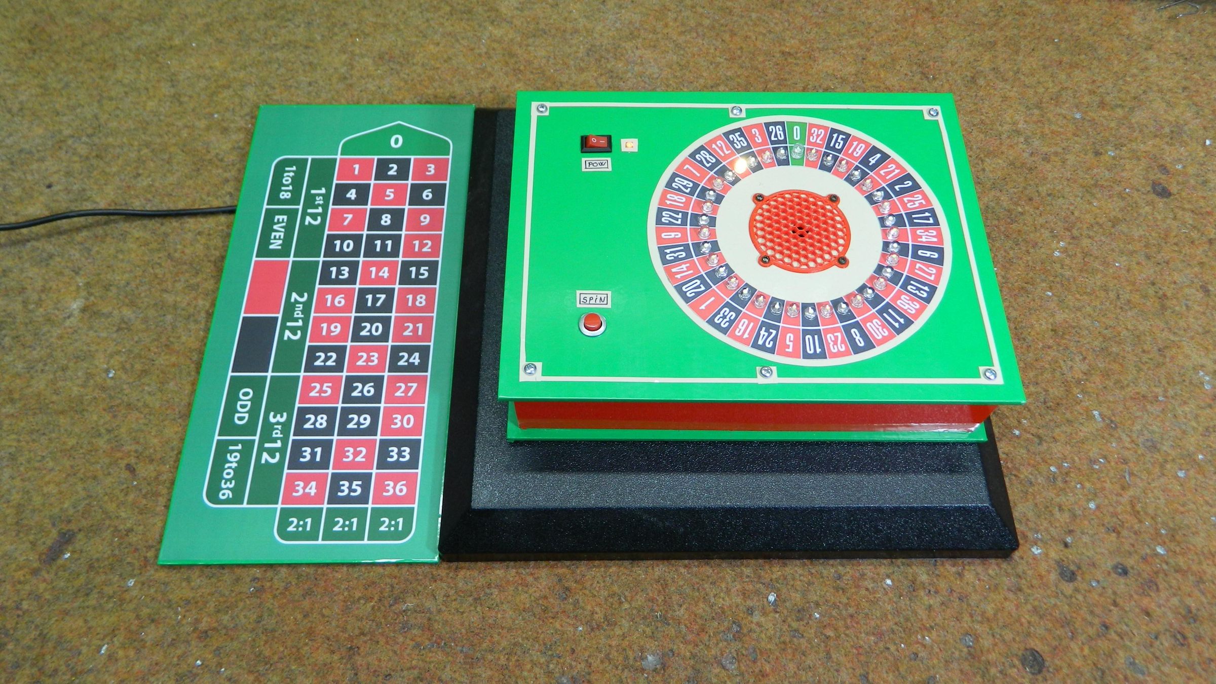 DIY 37 Leds Arduino Roulette Game : 3 Steps (with Pictures) - Instructables