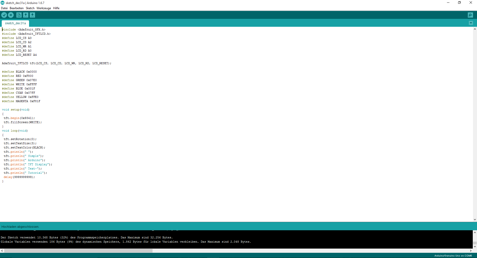 Arduino TFT Text Tutorial - Instructables