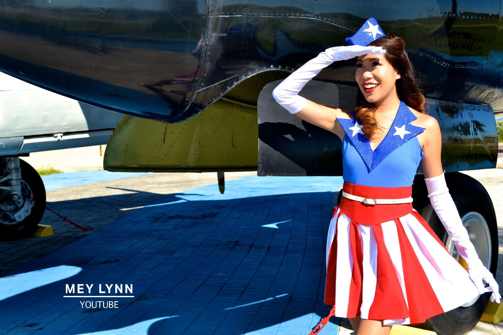 DIY Captain America USO Girl Costume- No Sew! - Instructables