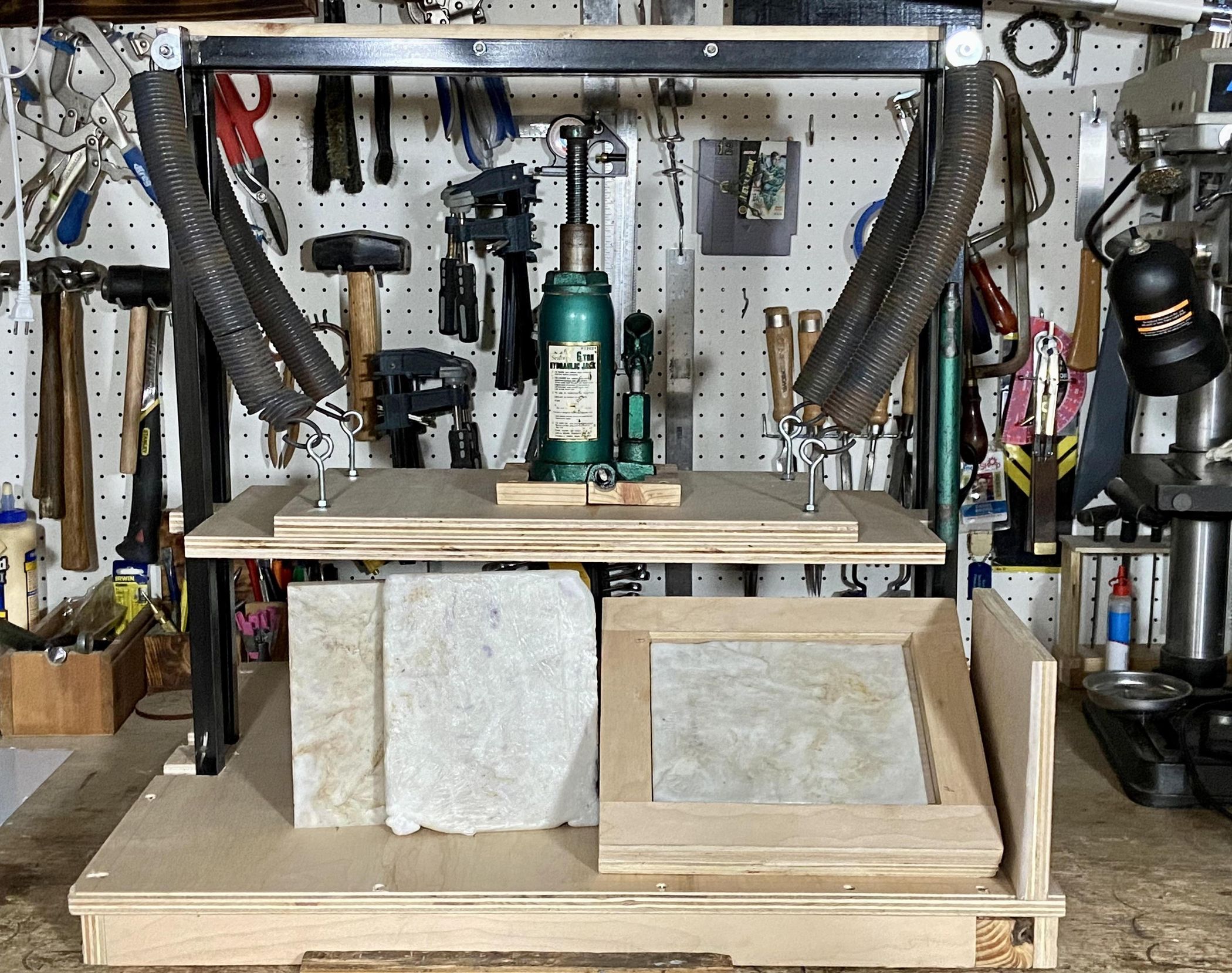 HDPE Plastic Press // Made From Scrap : 7 Steps (with Pictures ...