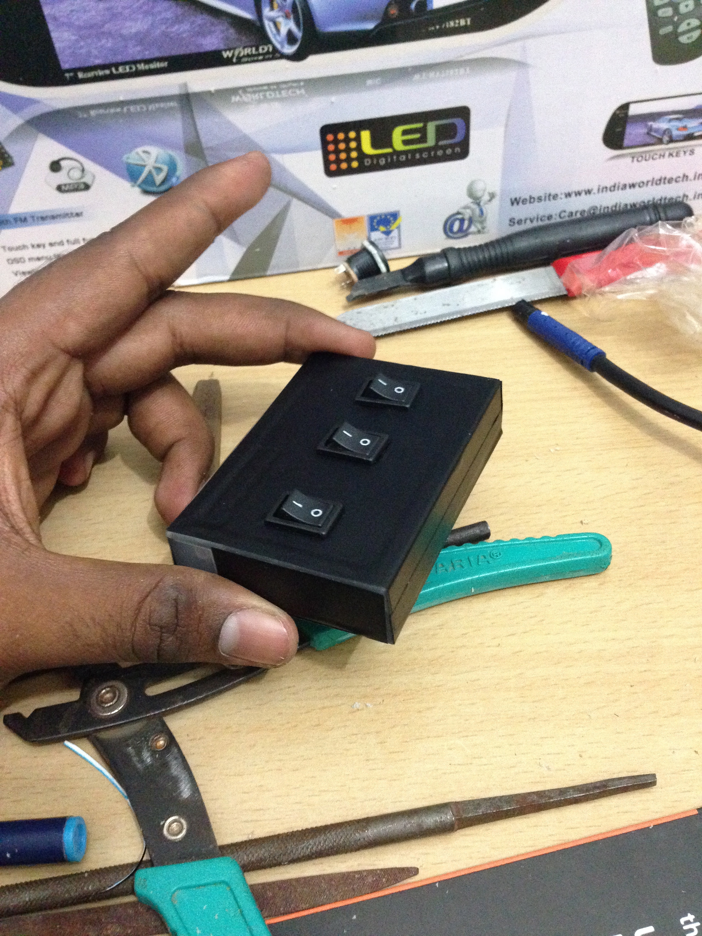 Simple Small Switch Box for Electronic Projects DIY-Mini DV Cassette ...