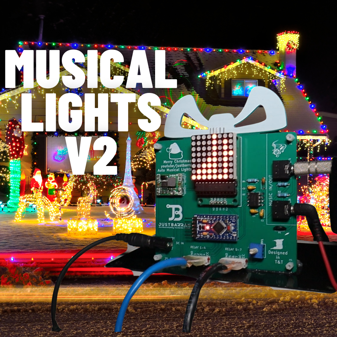 Automatic Synchronized Musical (Christmas) Lights Version 2 Ft PCB ...