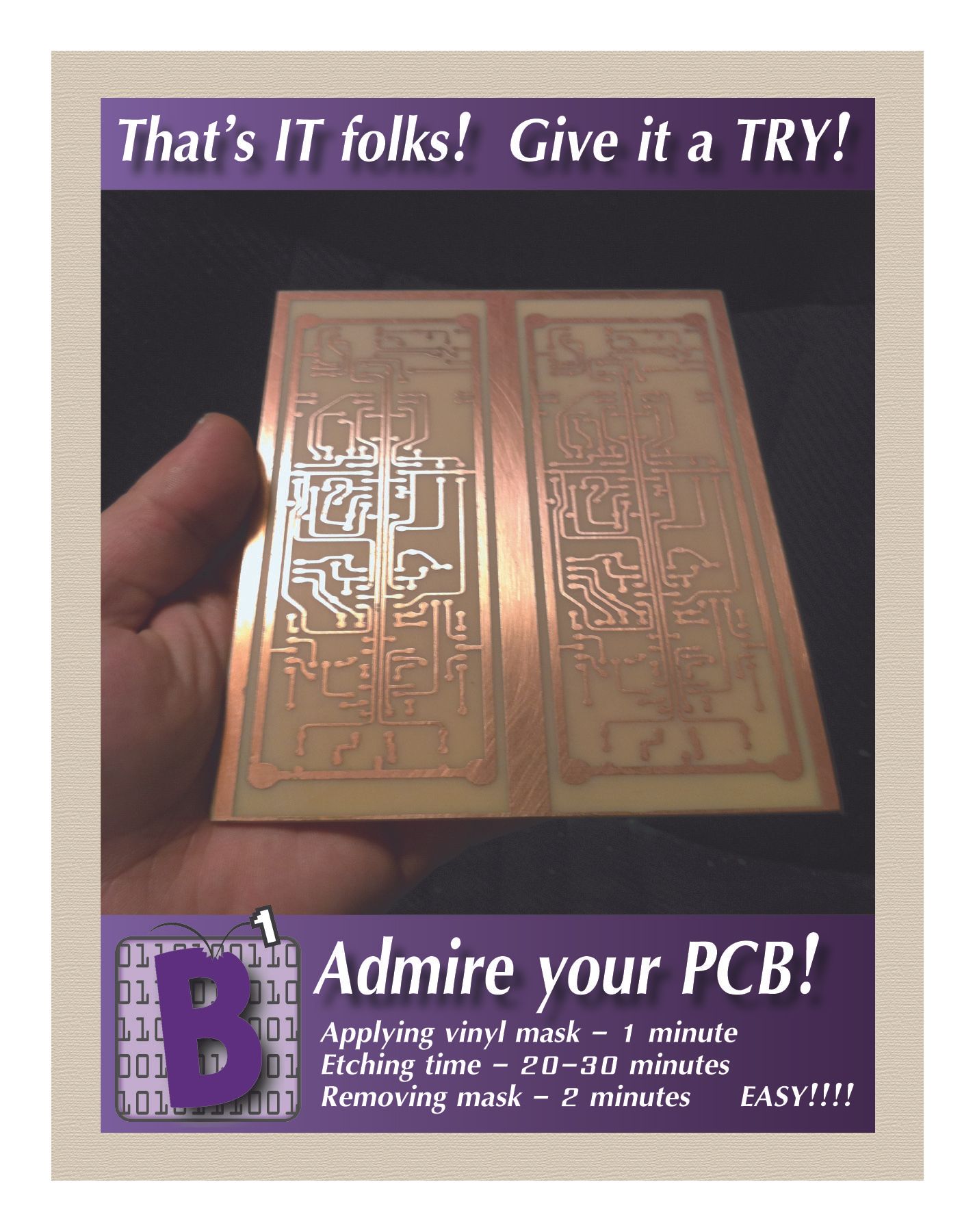 Fast and Easy PCB Prototyping With Vinyl! : 4 Steps - Instructables