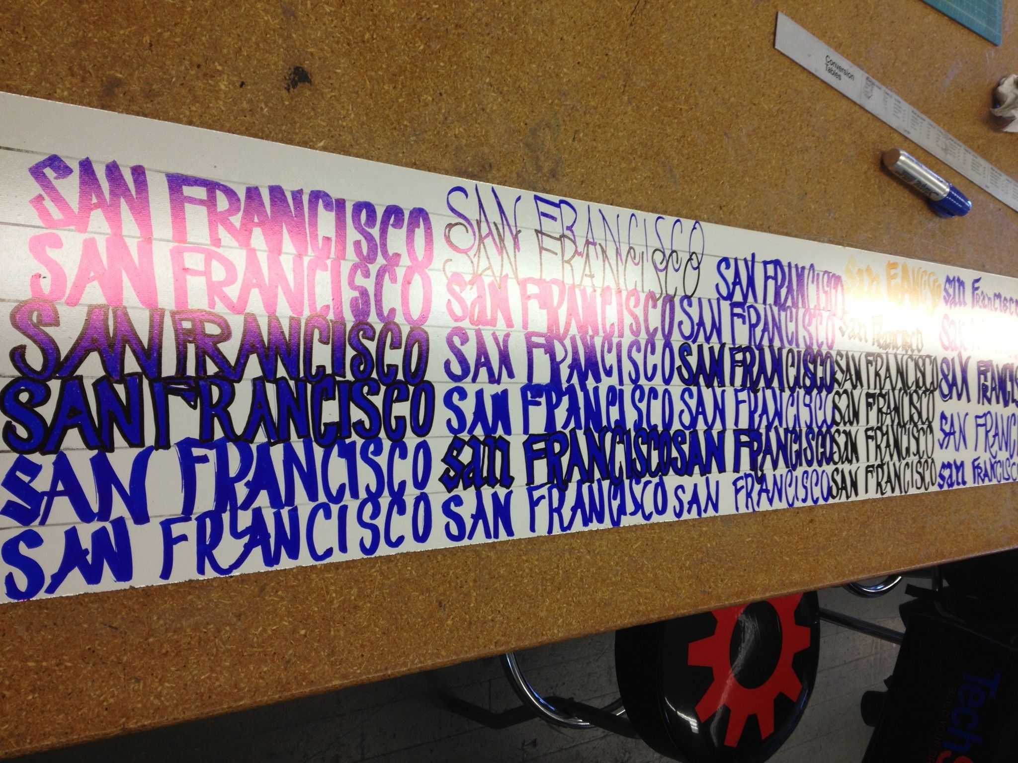 Making a Handwritten Sign Practice Board : 6 Steps - Instructables