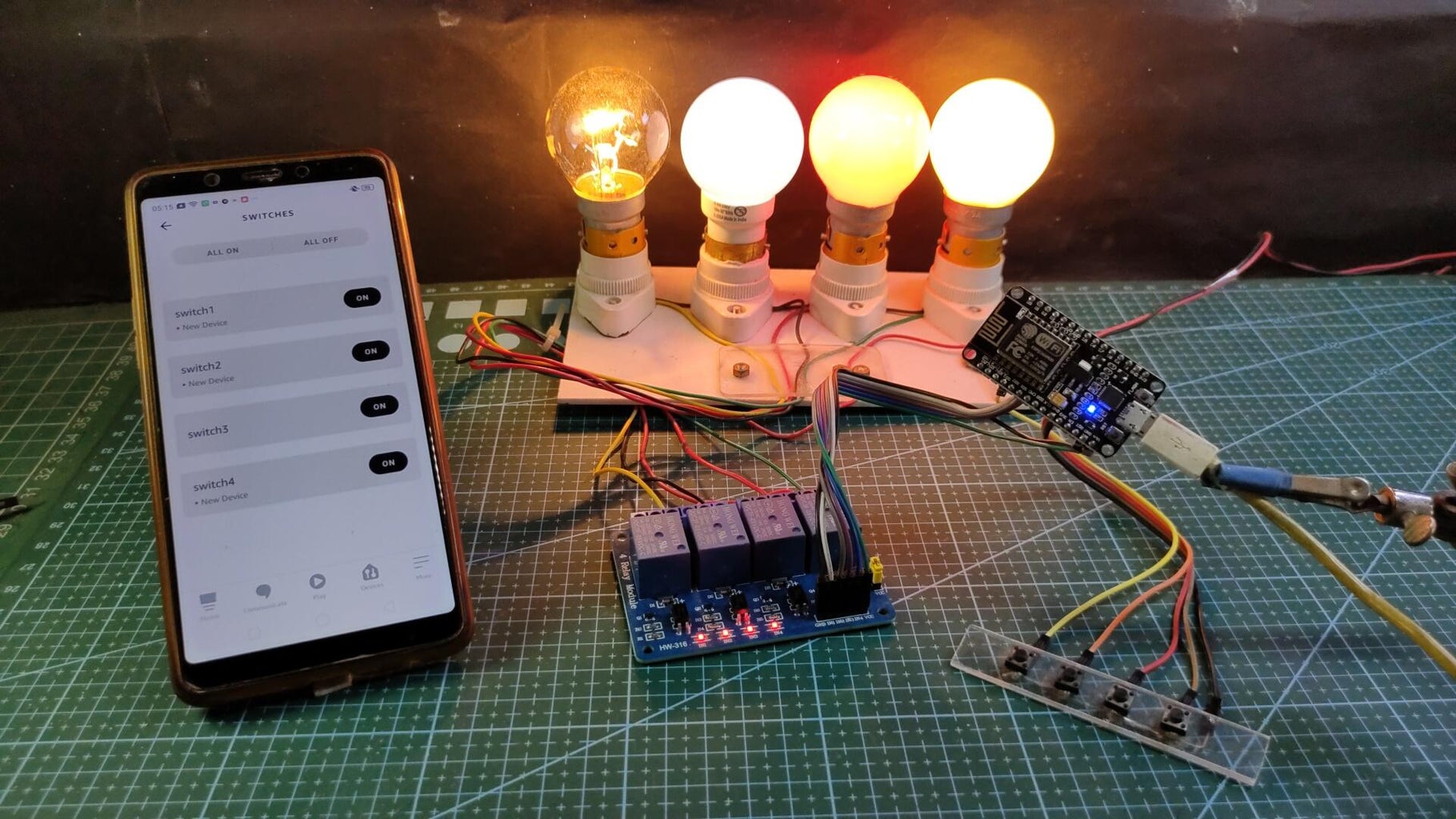 Arduino Iot Cloud Esp8266 Nodemcu Alexa Home Automation System Iot 2021 19 Steps With