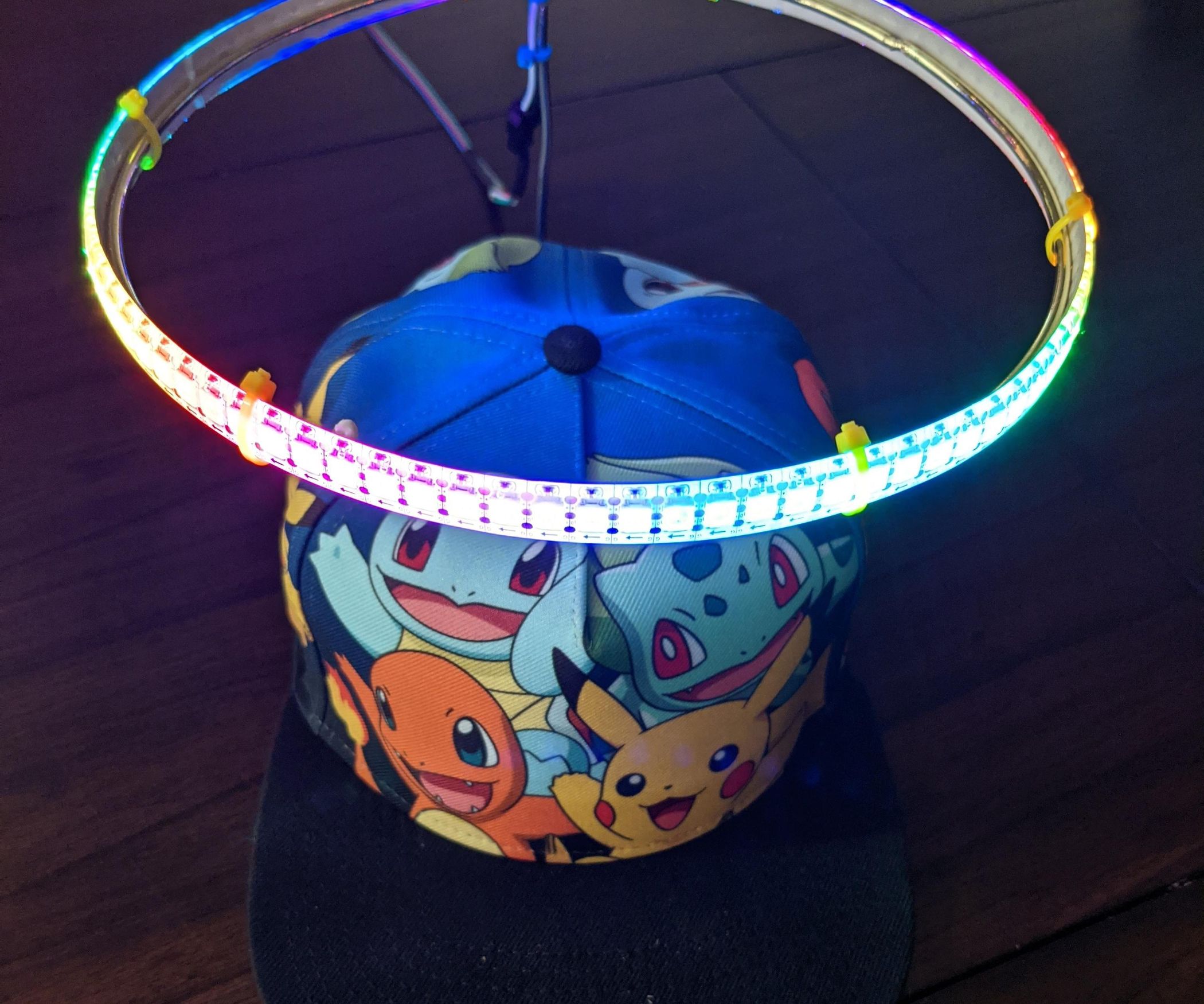 Sound Reactive LED Halo Hat : 6 Steps (with Pictures) - Instructables
