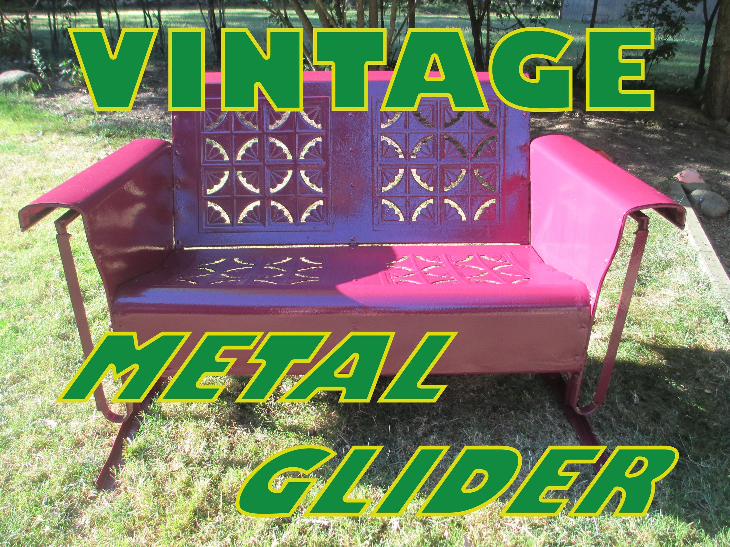 Vintage Metal Glider Refurbished : 10 Steps (with Pictures) - Instructables