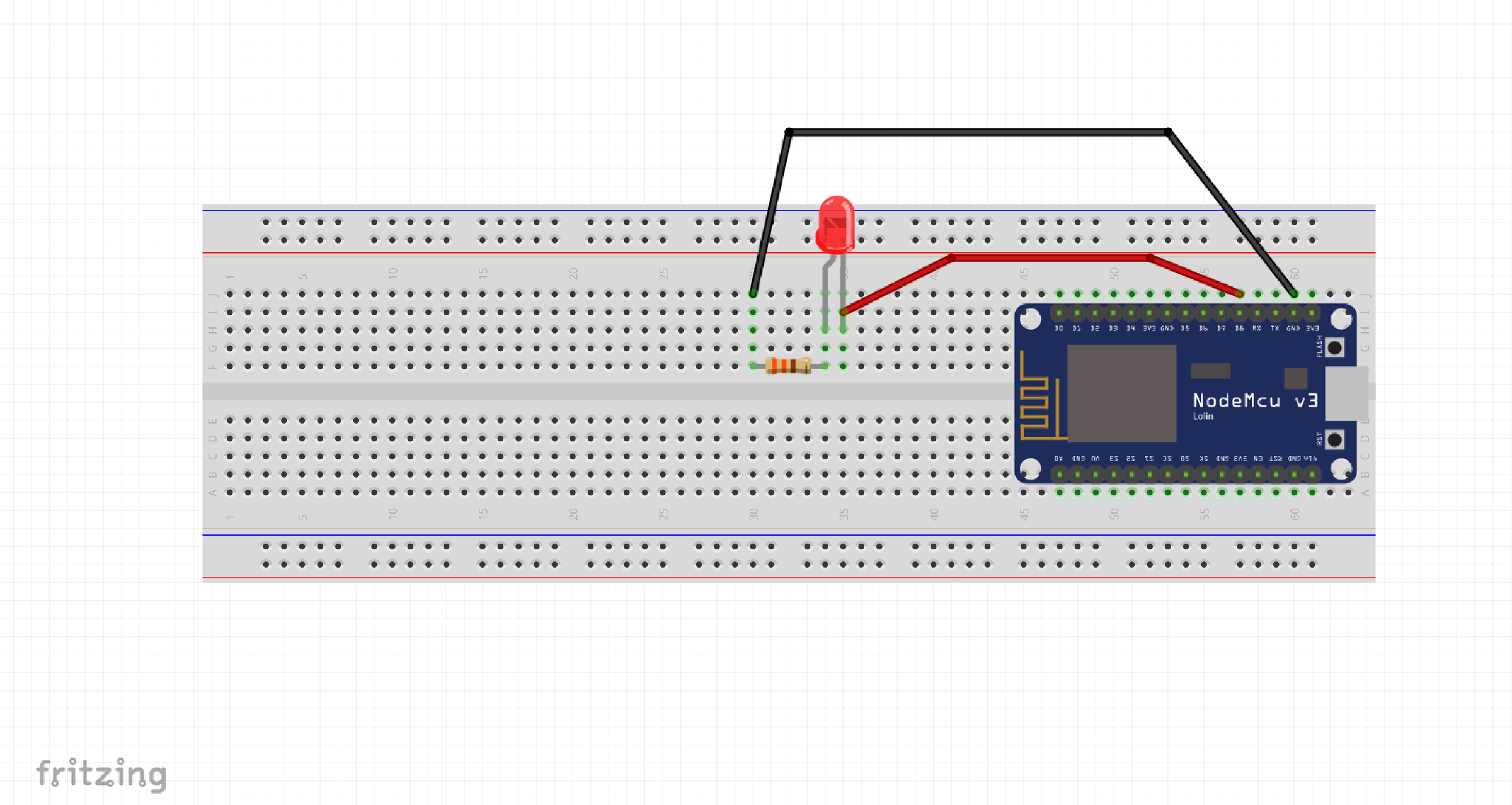 Controlling an LED Using NodeMCU WiFi Module and Blynk App : 7 Steps ...