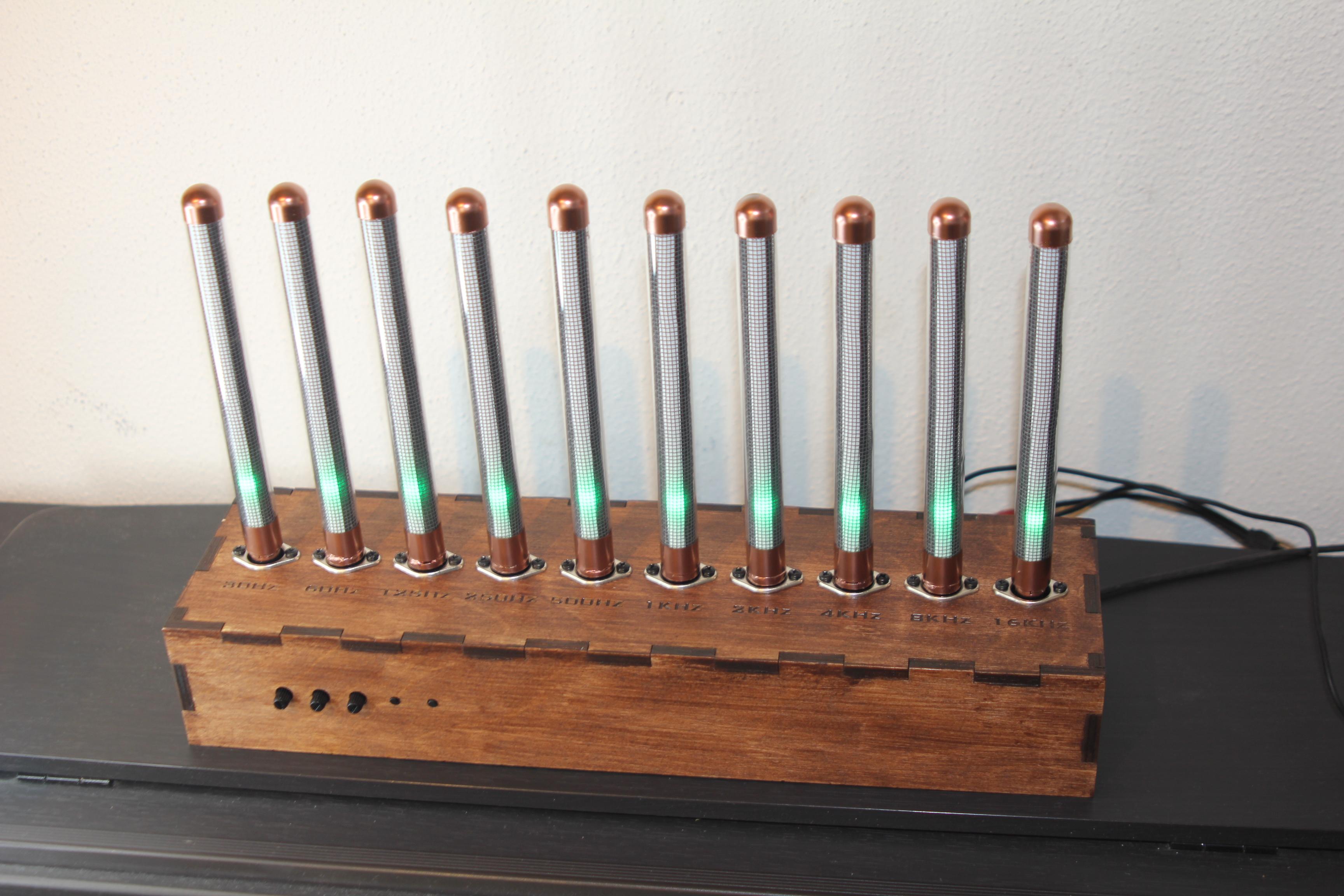 SPECTRUM ANALYZER WITH STEAMPUNK NIXIE LOOK : 9 Steps (with Pictures ...