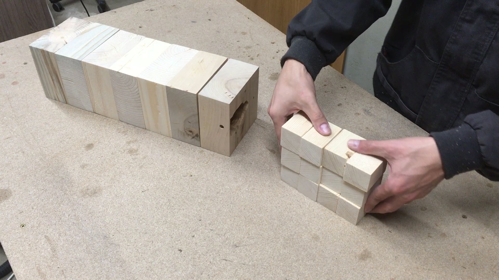 Colored LED Lamp From Pallet Wood Blocks : 10 Steps (with Pictures ...