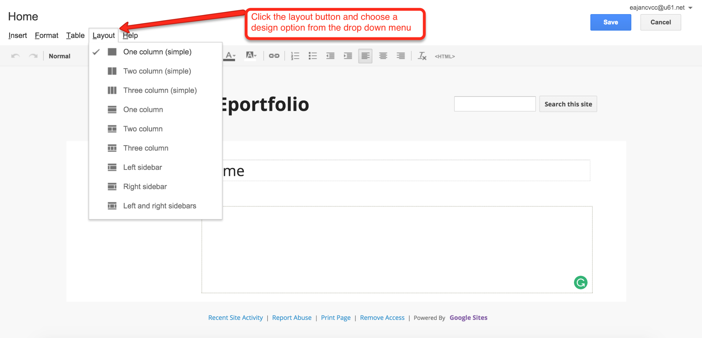 Eportfolio With Google Sites : 8 Steps - Instructables