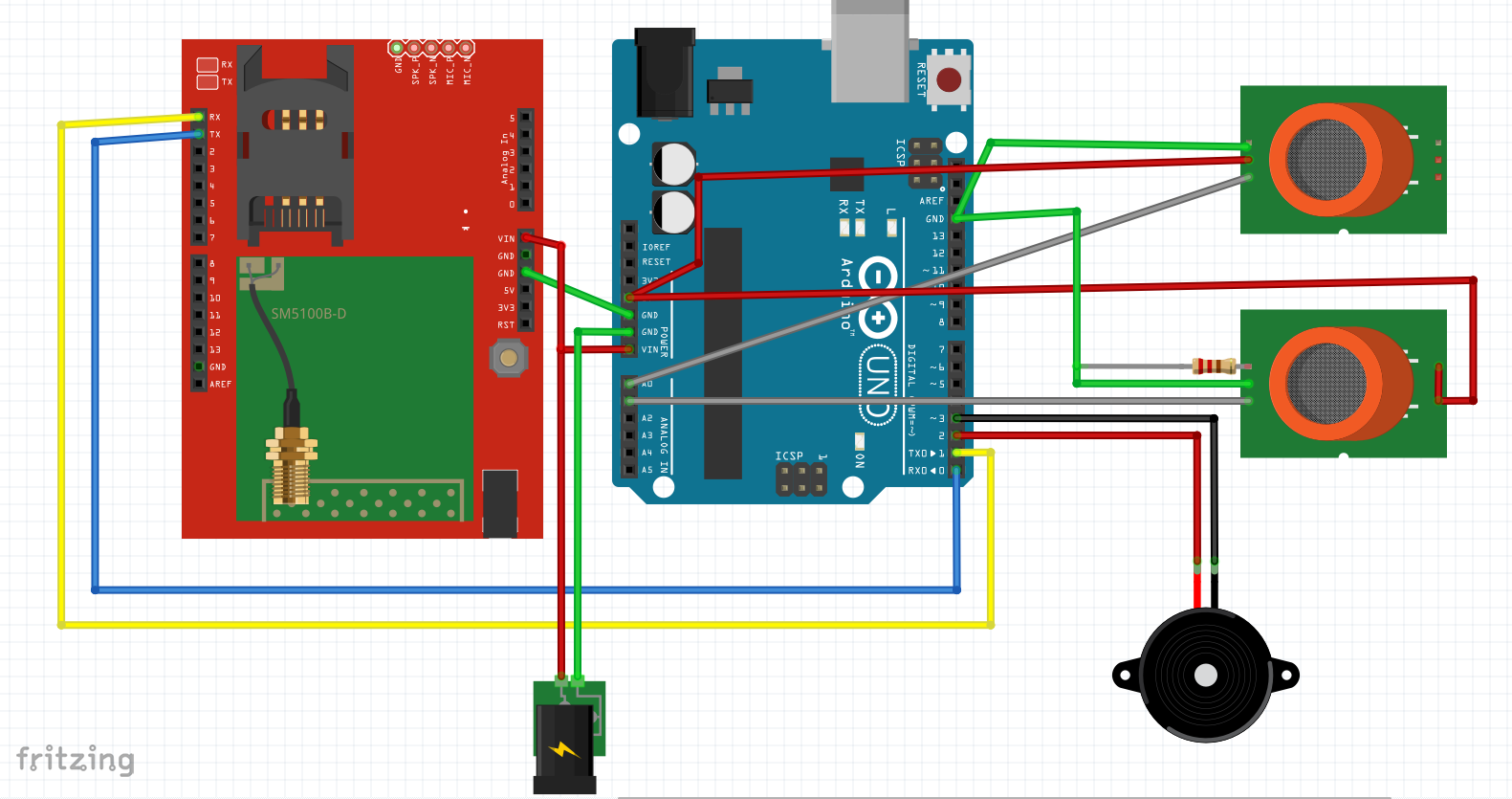 DIY Gas Leak and Smoke Detector : 5 Steps - Instructables