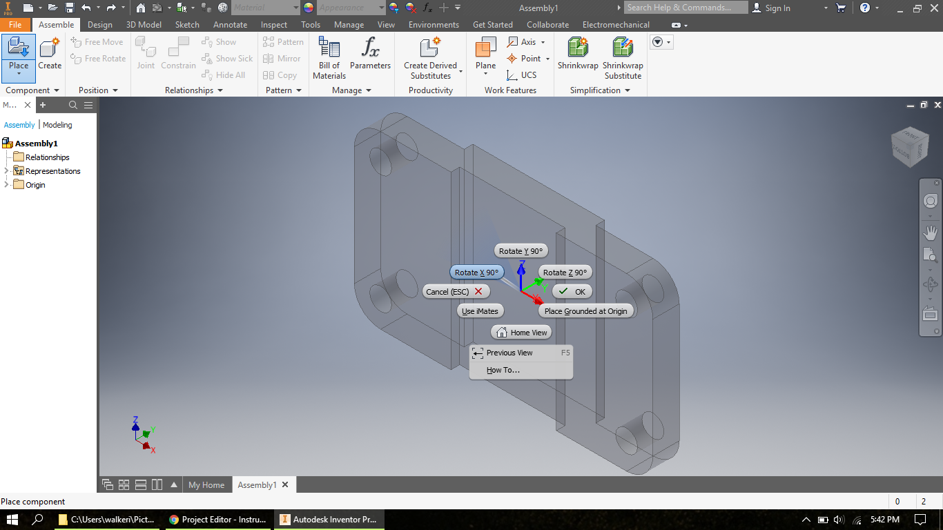 How to Create an Assembly in Inventor : 20 Steps - Instructables