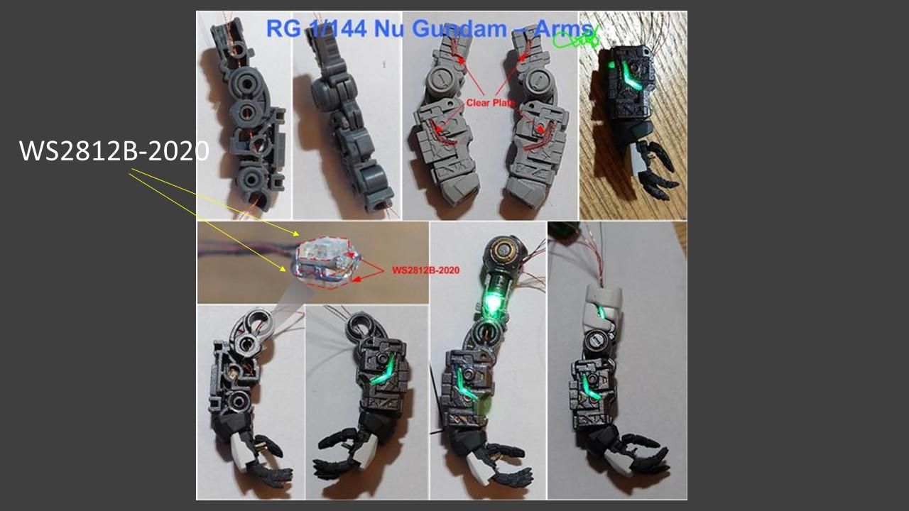RG 1/144 Nu Gundam Rainbow LED : 7 Steps (with Pictures) - Instructables