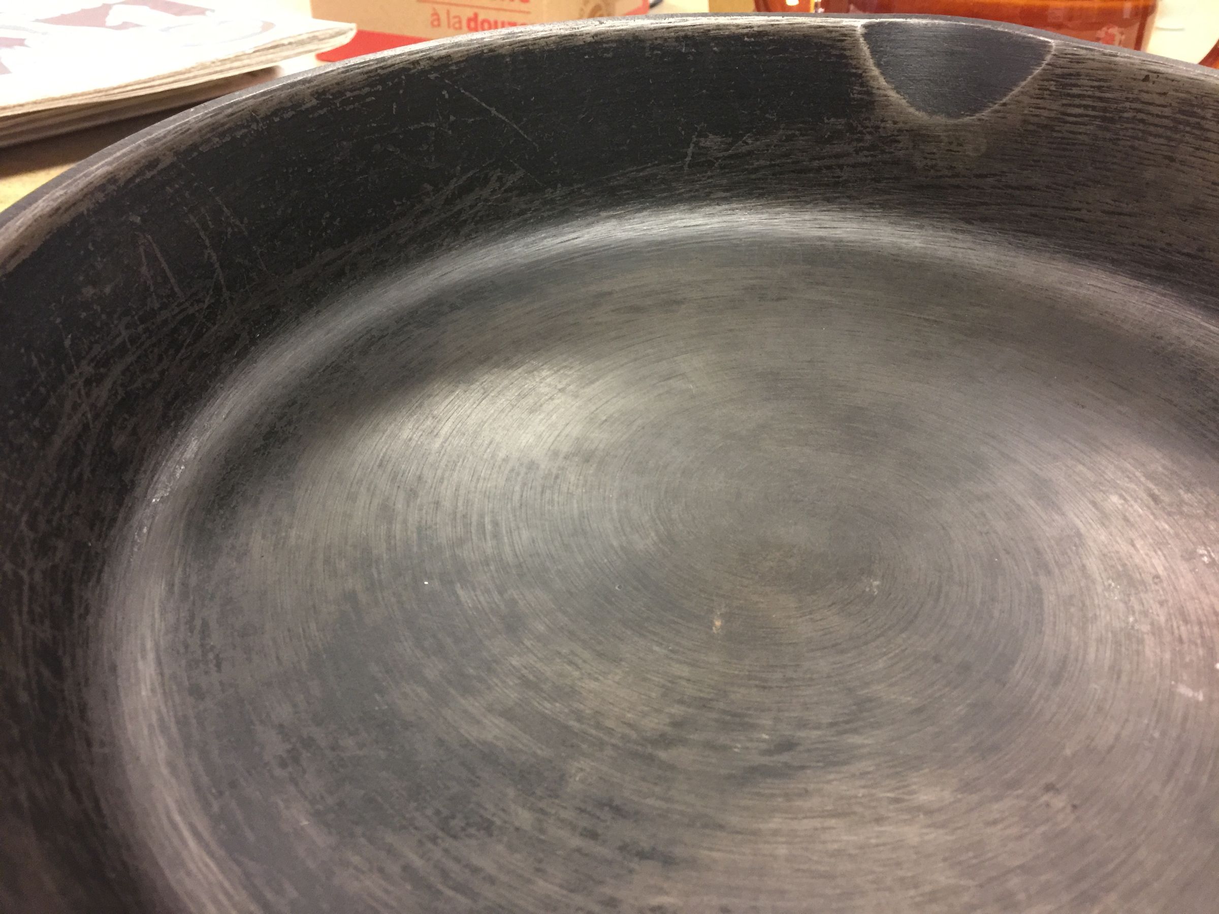 Sanding and Polishing - Cast Iron Skillet Cookware : 16 Steps (with ...